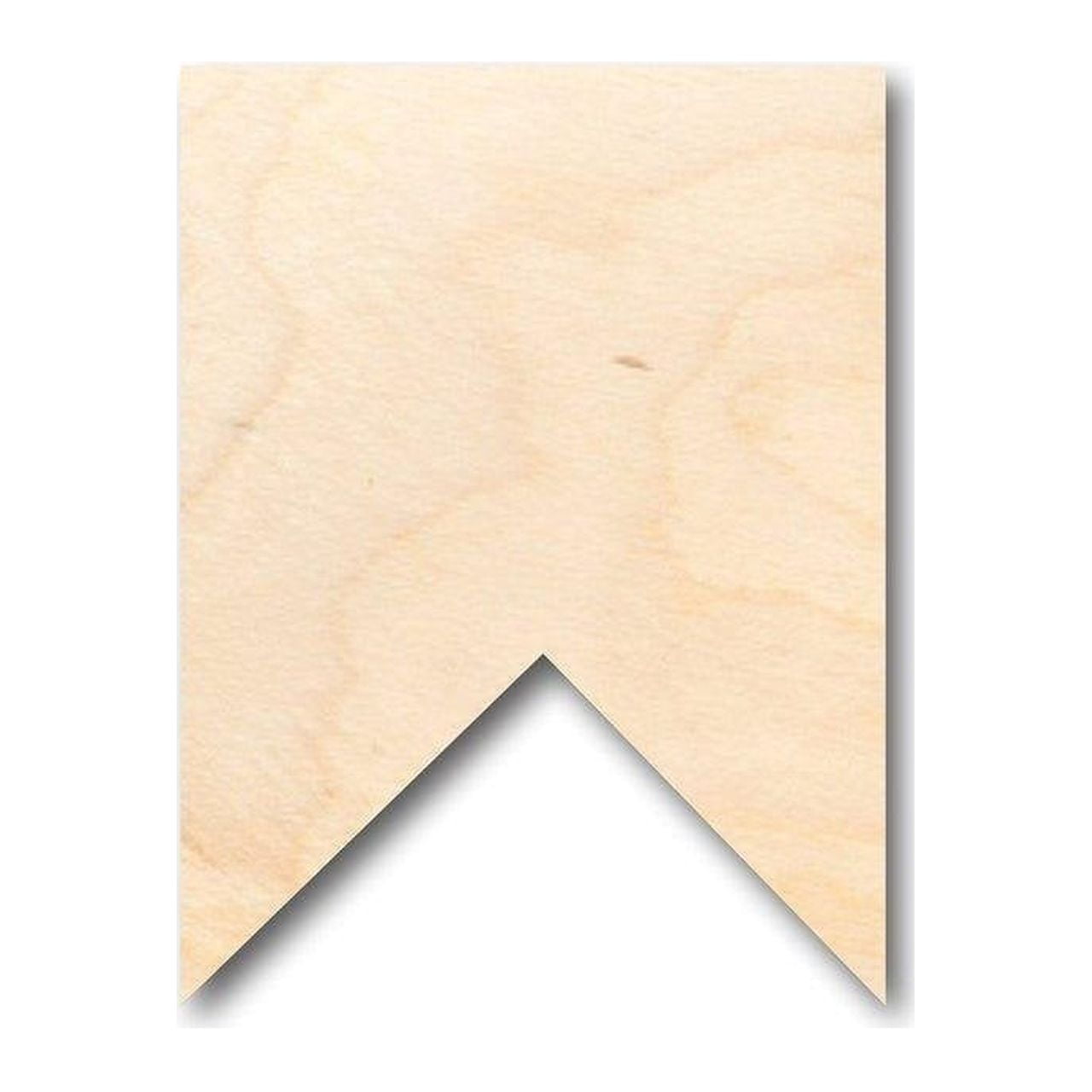 Unfinished Wood Square Bunting Shape - Craft - up to 46" DIY 46" / 1/2 ...
