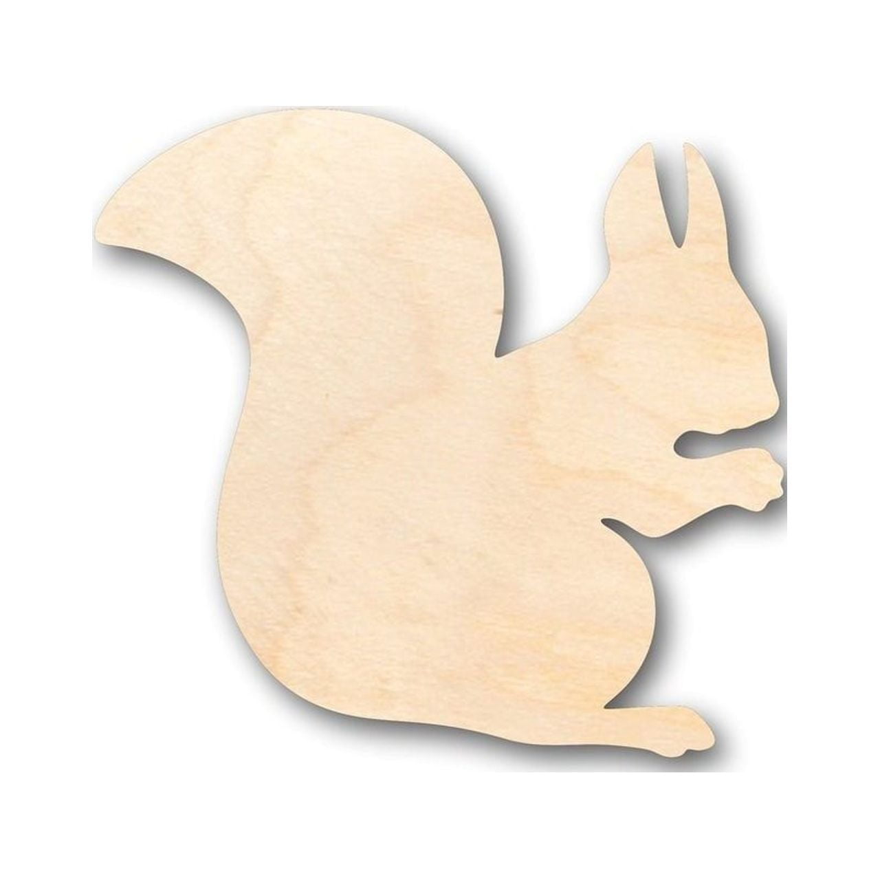 Unfinished Wood Squirrel Shape - Animal - Craft - up to 46" DIY 14" / 3 ...