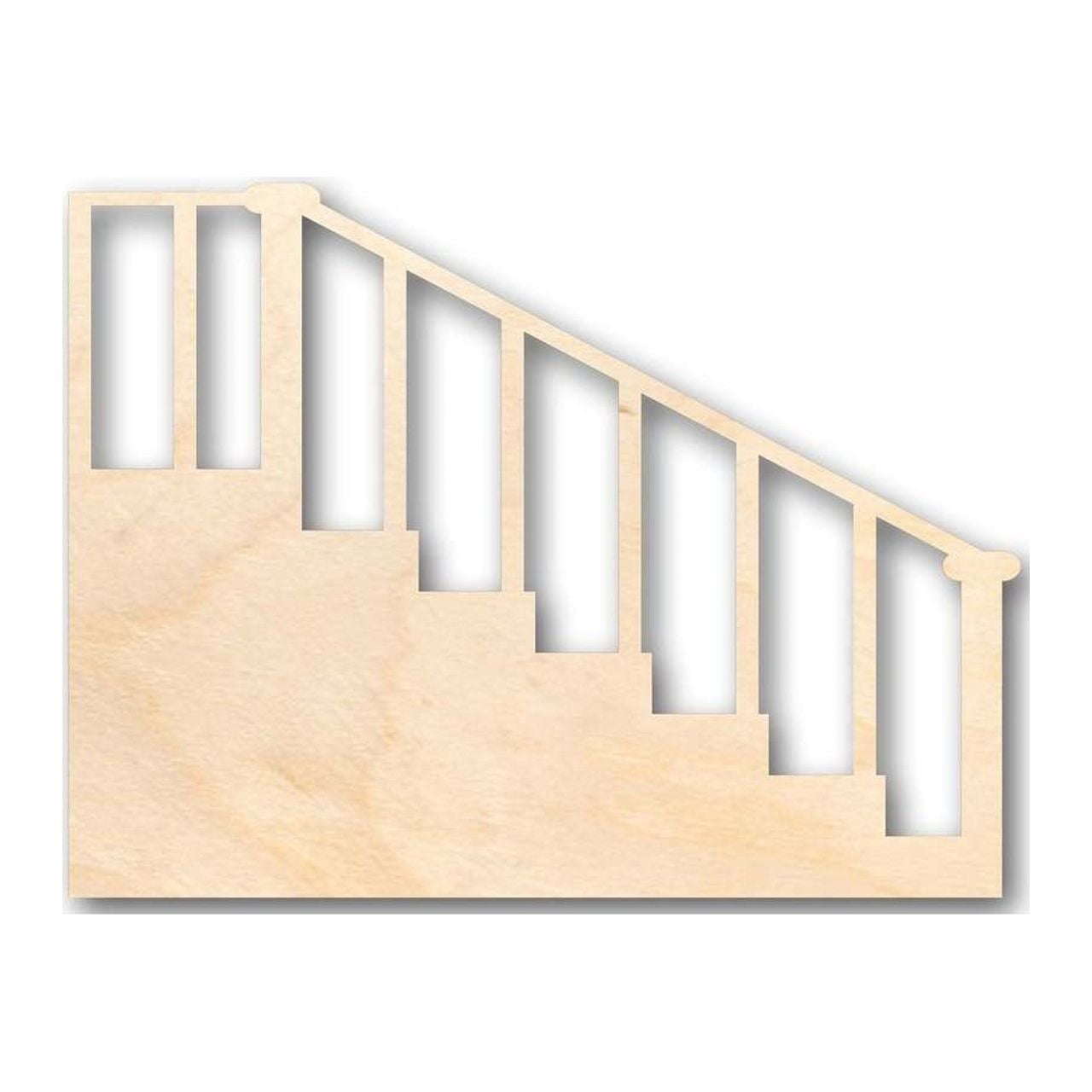 Unfinished Wood Stairs Shape - Craft - up to 46" DIY 46" / 3/4 ...