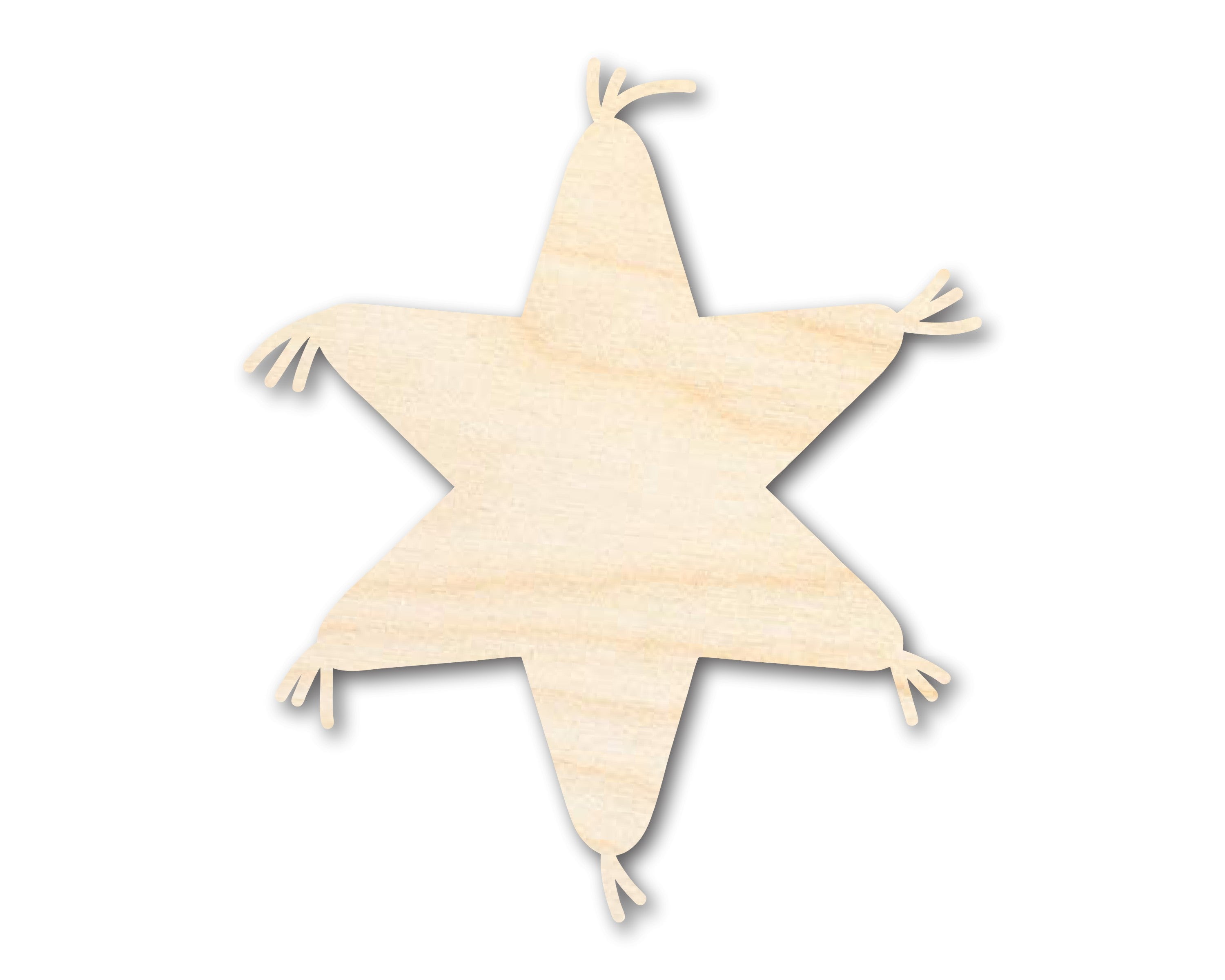 Unfinished Wood Star Pinata Shape | DIY Craft Cutout | up to 46" DIY 14 ...