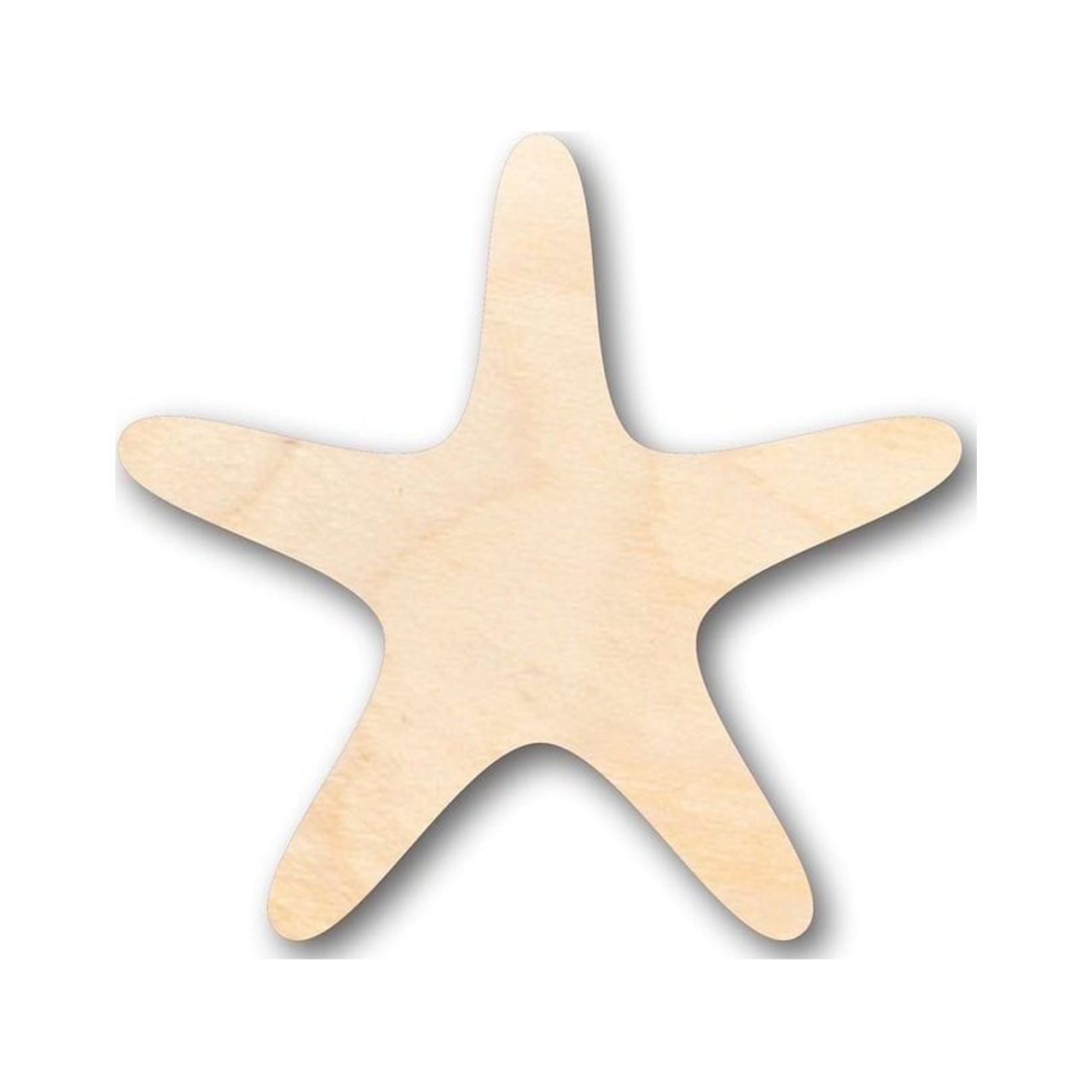 Unfinished Wood Starfish Shape - Ocean - Beach - Nursery - Craft - up ...