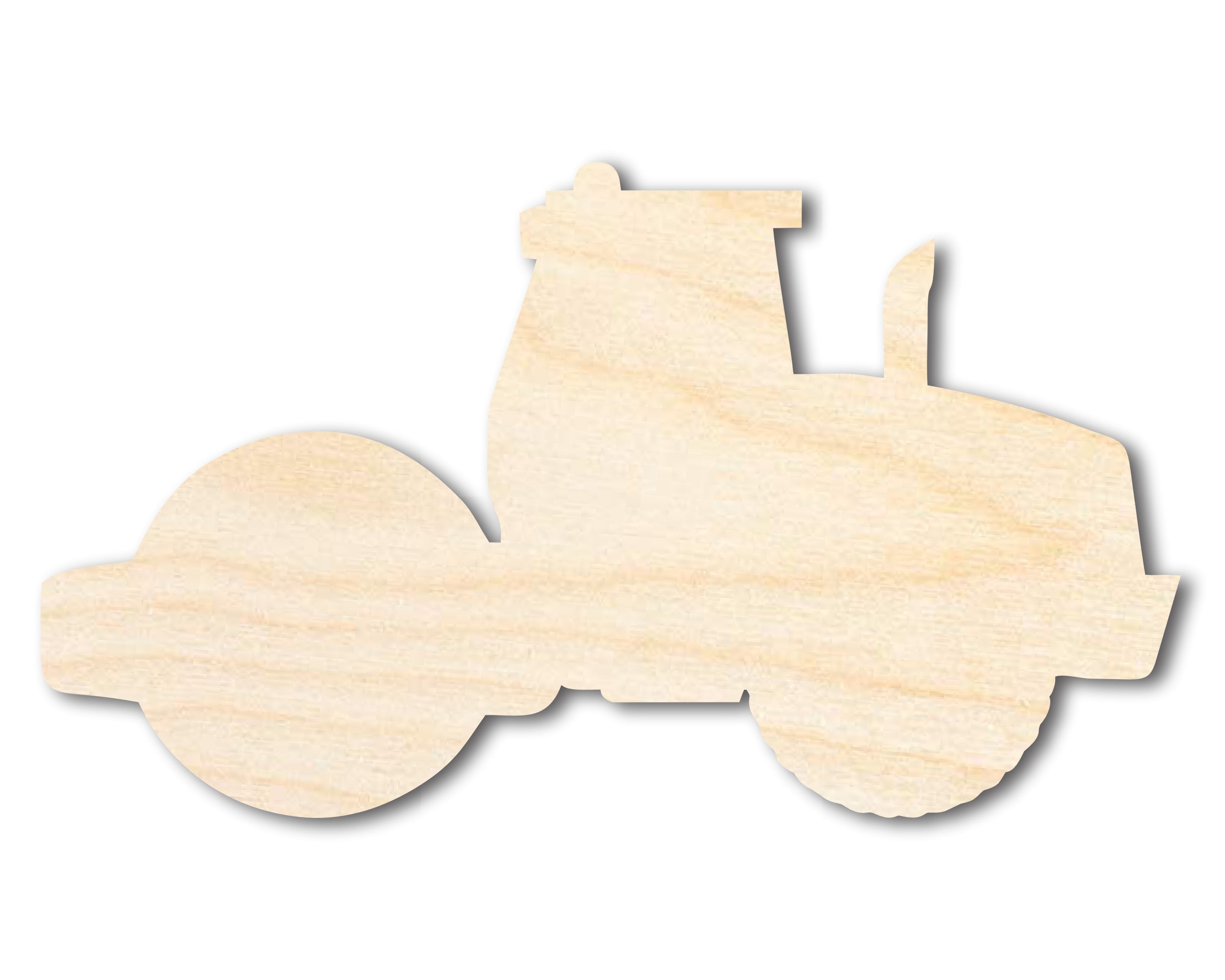 Unfinished Wood Steam Roller Shape | DIY Craft Cutout | up to 46" DIY ...