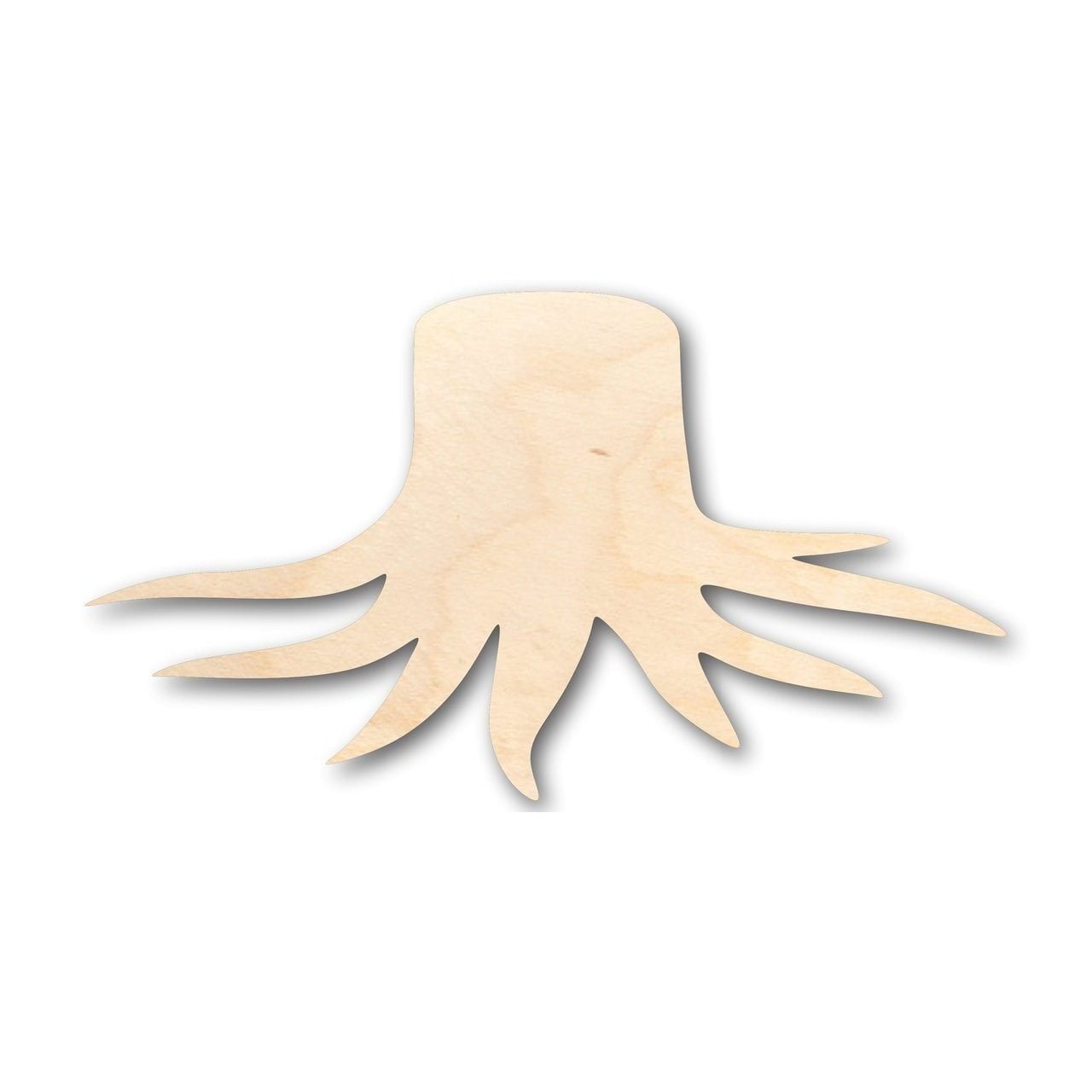 Unfinished Wood Stump Tree Shape - Craft - up to 46" DIY 18" / 1/2 ...