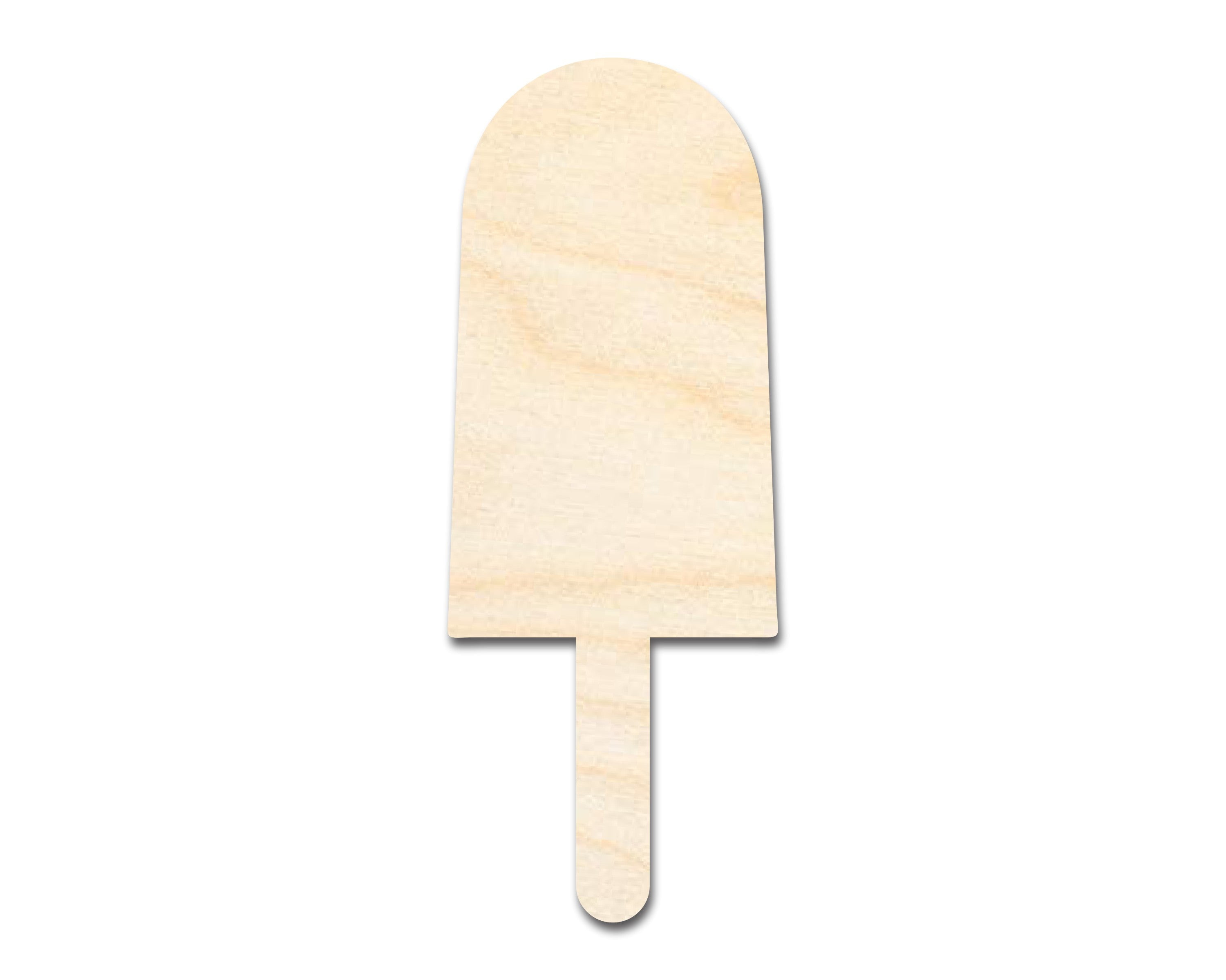 Unfinished Wood Summer Popsicle Shape | Ice Cream | Food | Craft Cutout ...