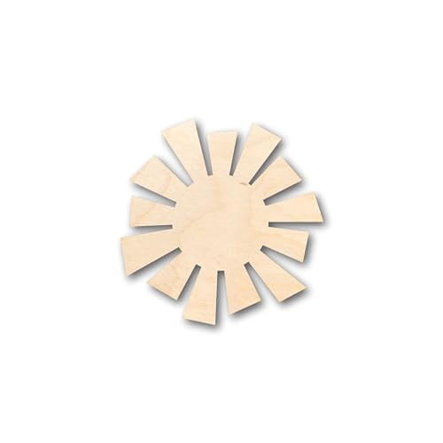 Unfinished Wood Sun Shape - Craft - up to 36" DIY 14" / 3/4" - Walmart.com