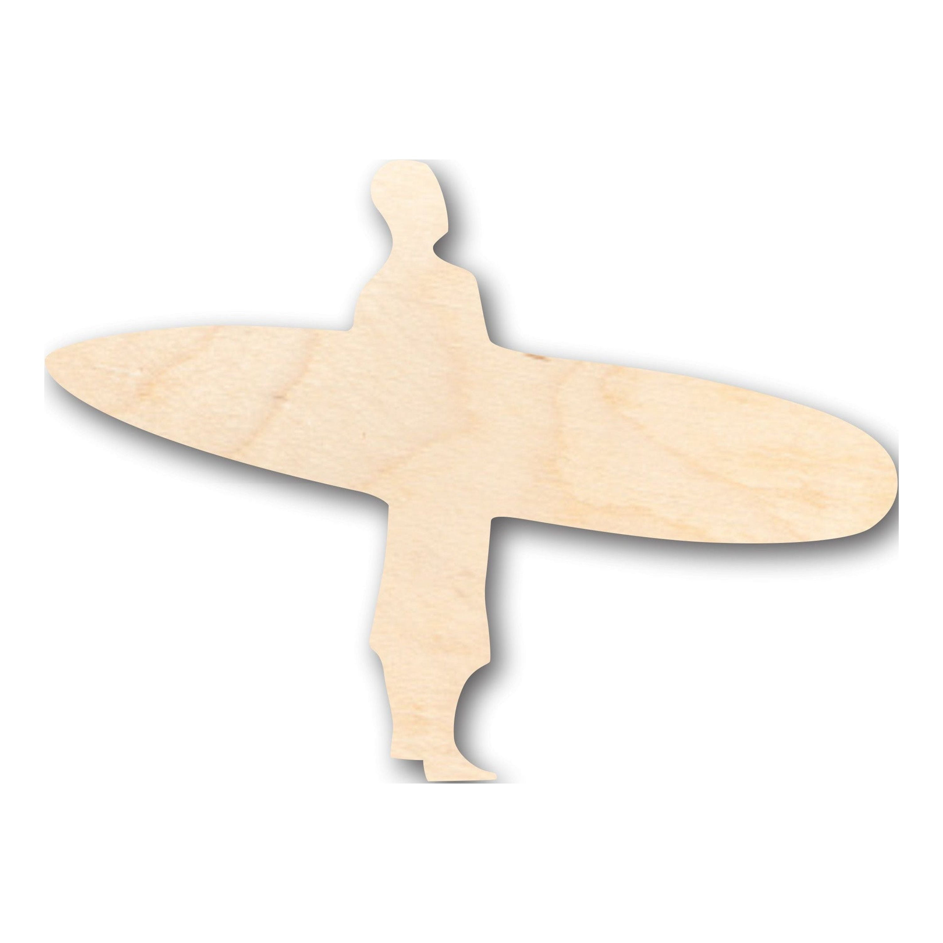 Unfinished Wood Surfer Shape - Craft - up to 46" DIY 4" / 1/2 ...