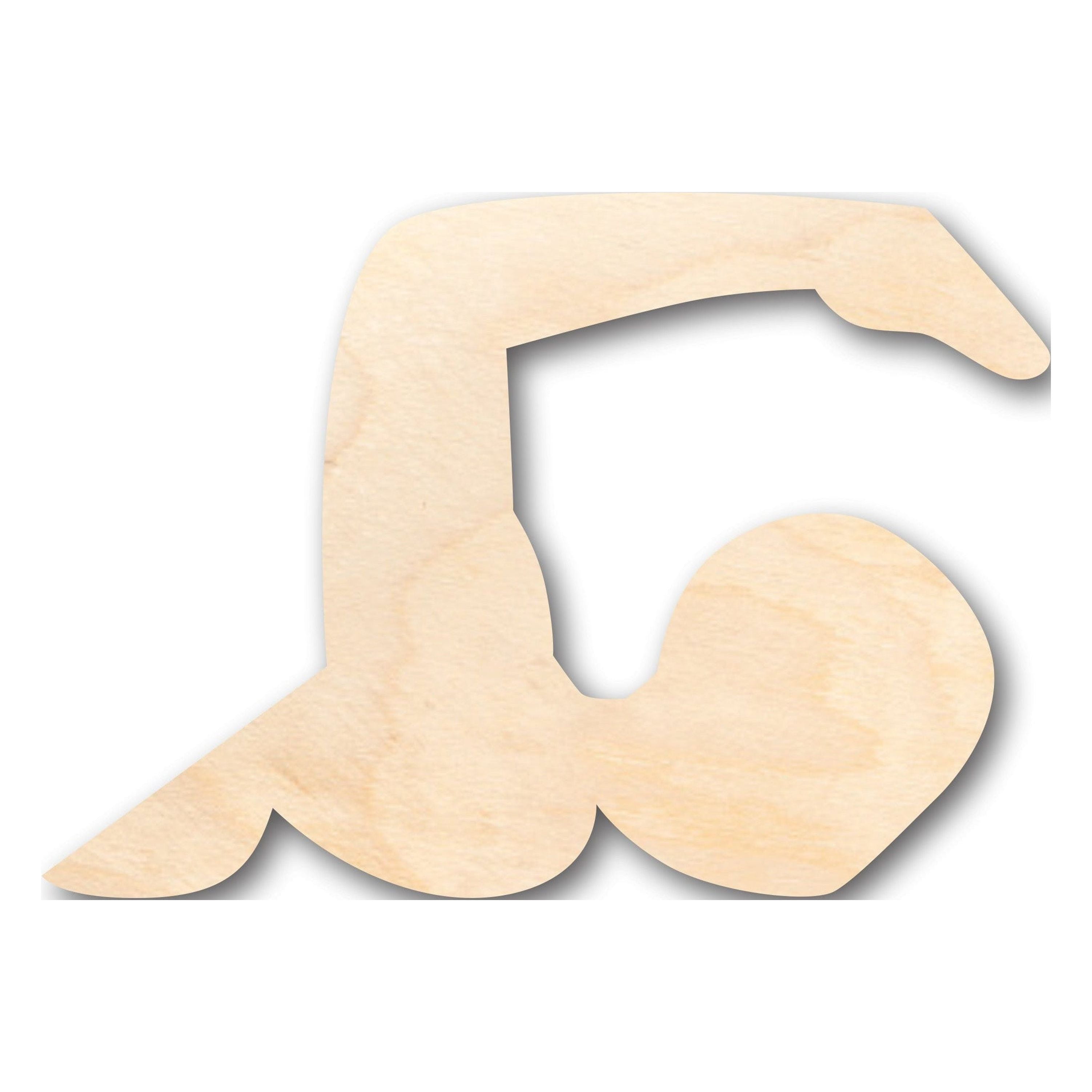 Unfinished Wood Swimming Shape - Craft - up to 46" DIY 8" / 1/4 ...
