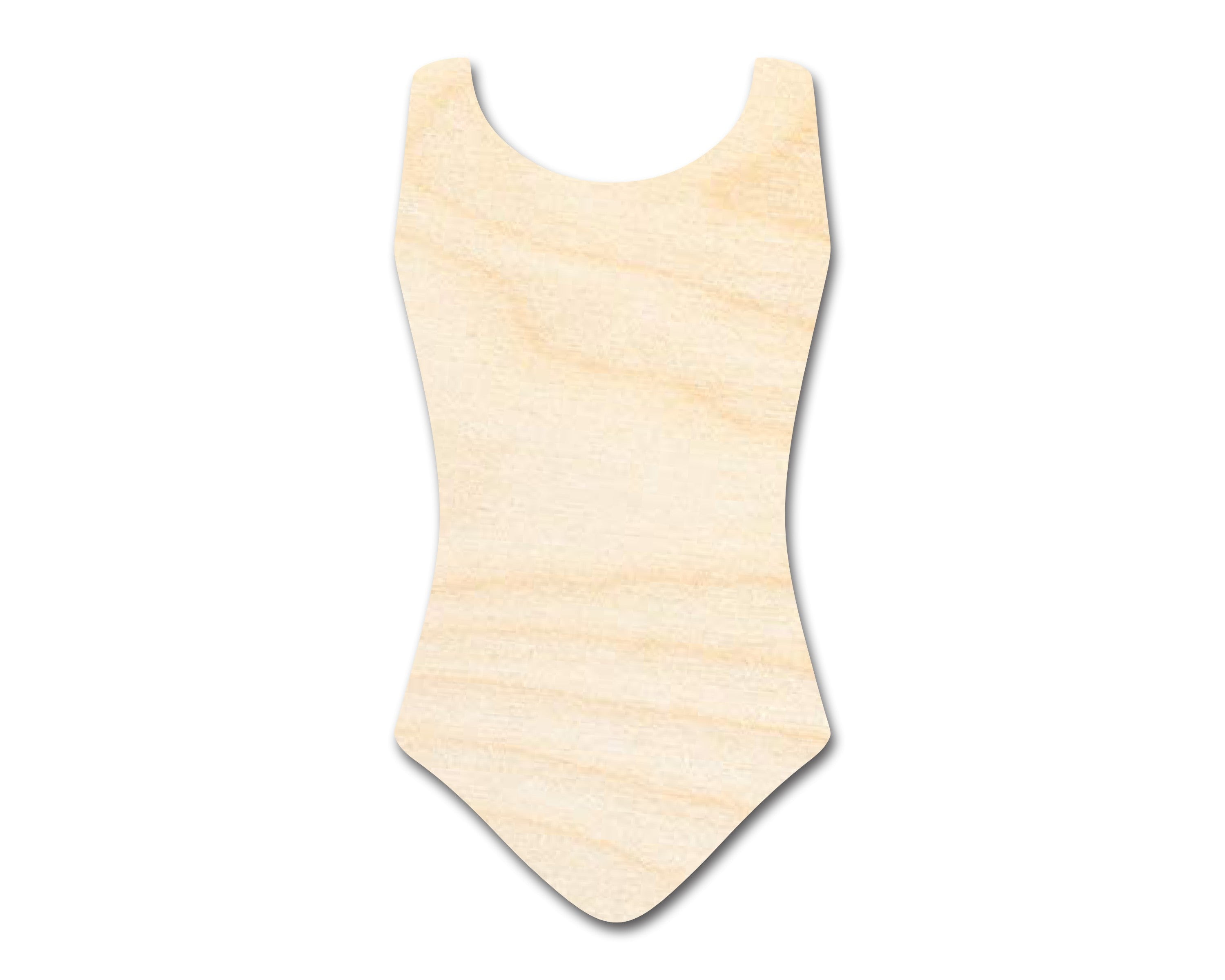 Unfinished Wood Swimsuit Shape | Craft Cutout | up to 46" DIY 36" / 1/2 ...