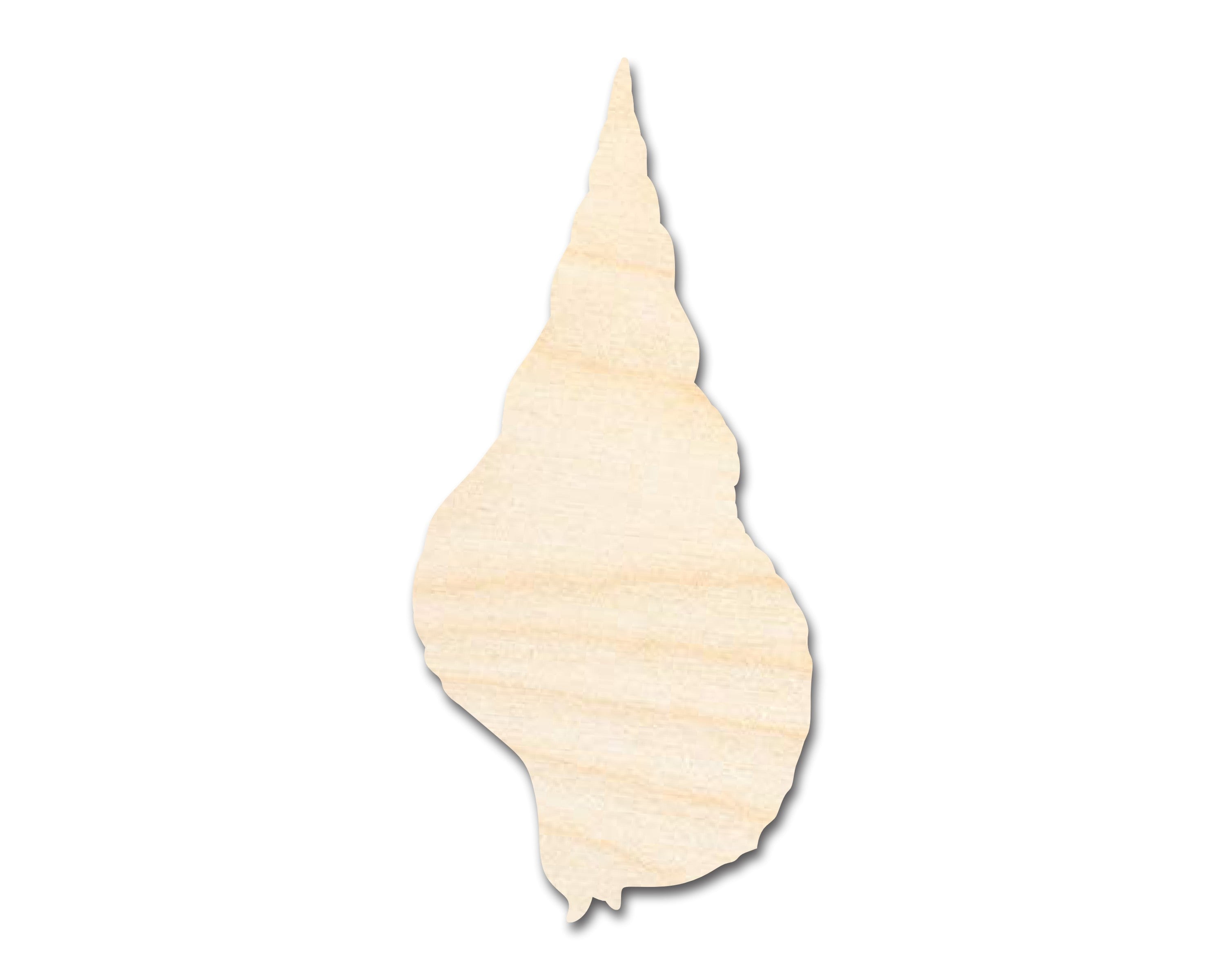 Unfinished Wood Swirl Shell Shape 30" / 1/4" - Walmart.com