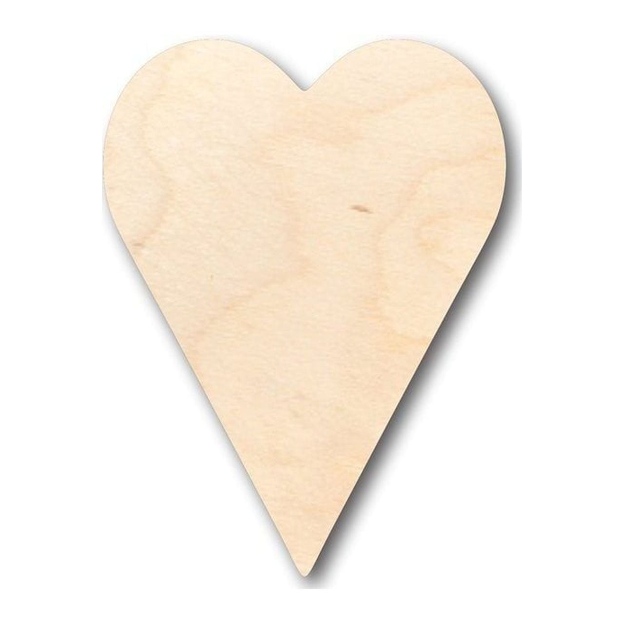 Unfinished Wood Tall Classic Heart Shape up to 24" DIY Valentines Day ...