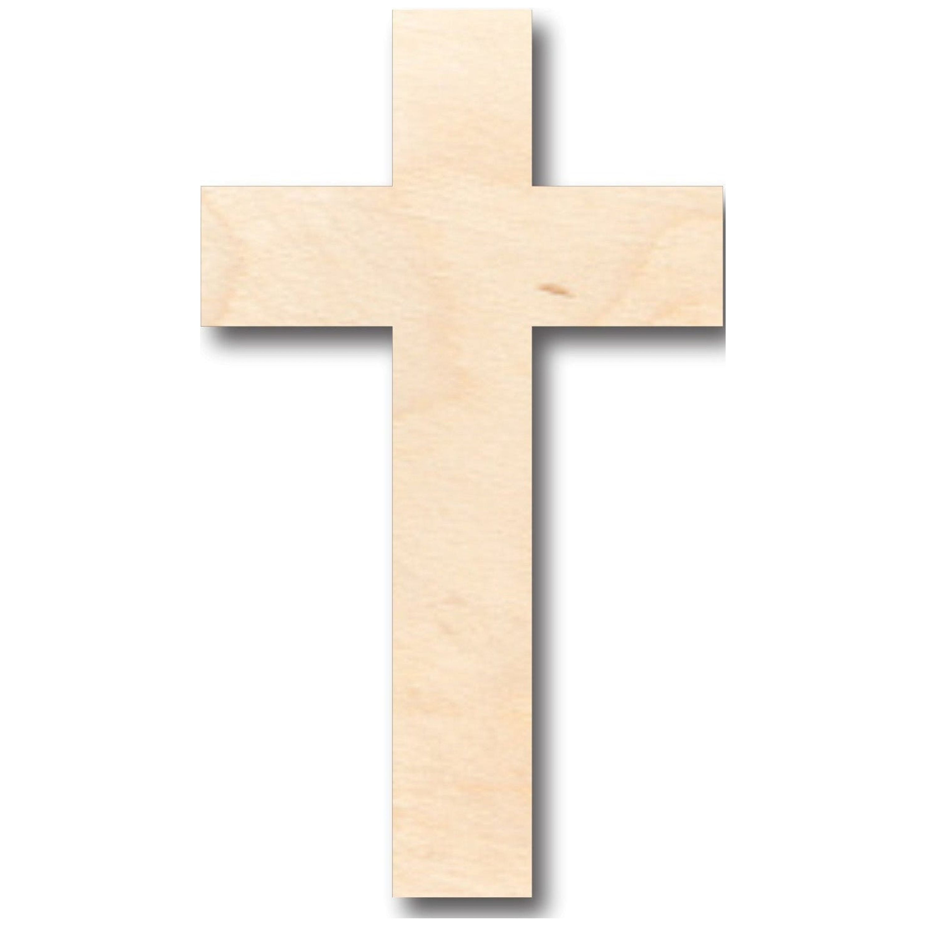 Unfinished Wood Tall Cross Shape - Christian - Craft - up to 46" DIY 24 ...