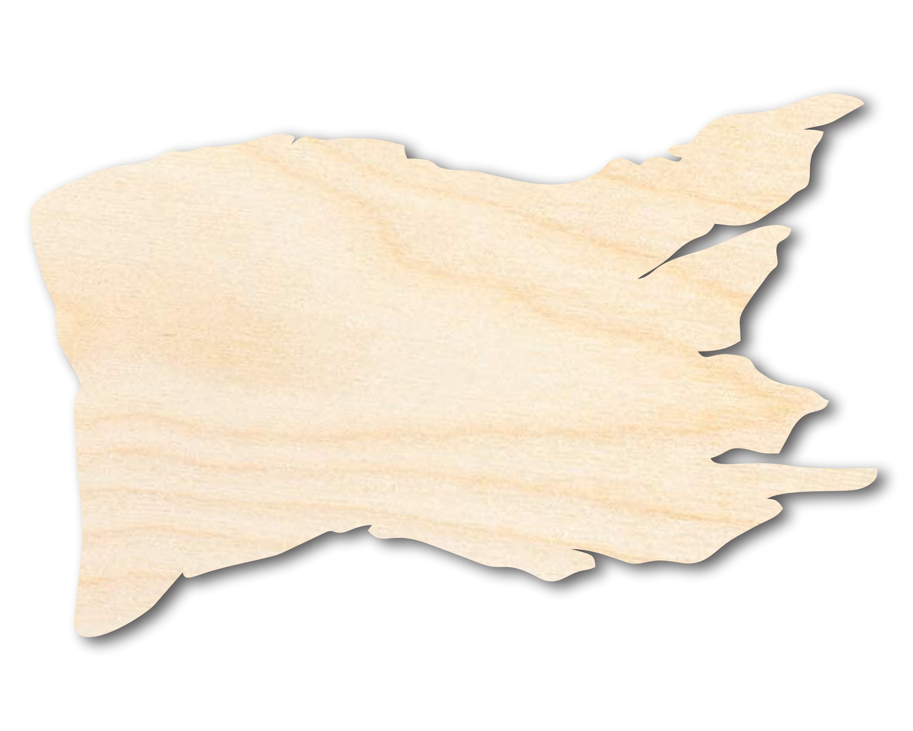 Unfinished Wood Tattered Flag Shape | Pirate Flag | Craft Cutout 12 ...