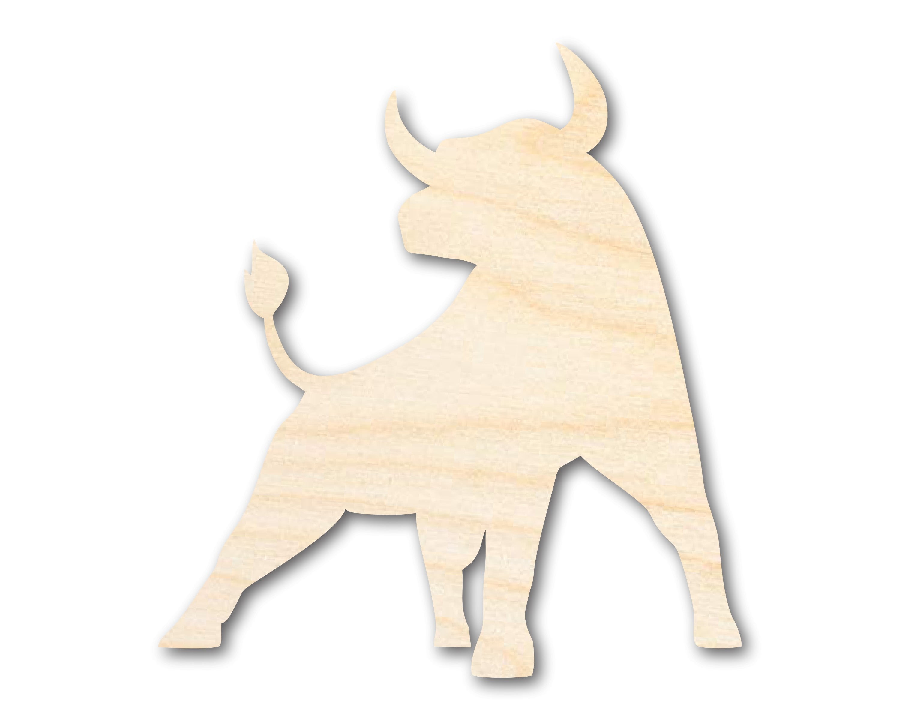 Unfinished Wood Taurus Bull Shape - Zodiac Craft - up to 46" 46" / 1/2 ...