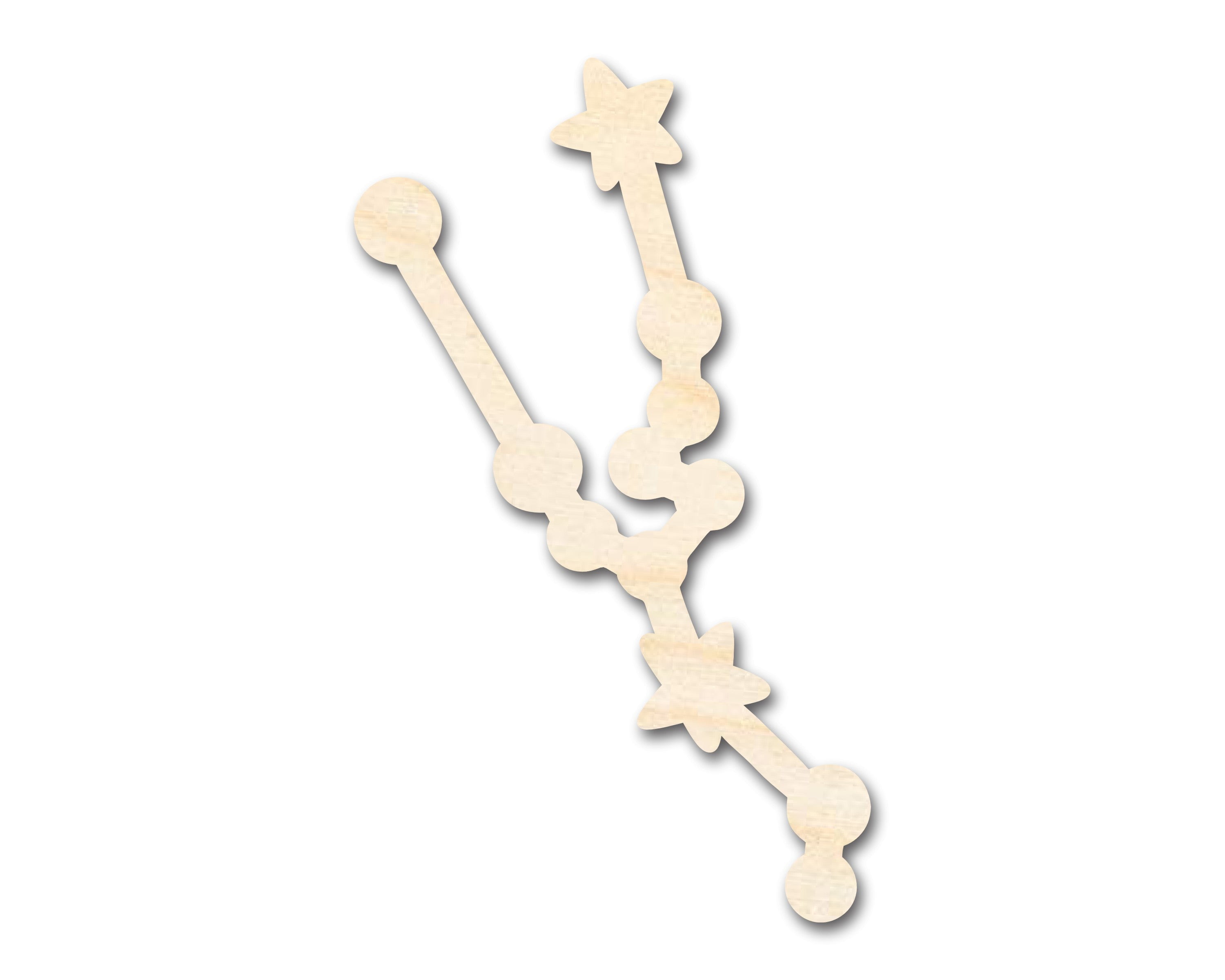 Unfinished Wood Taurus Constellation Shape - Zodiac Craft - up to 46" 3 ...