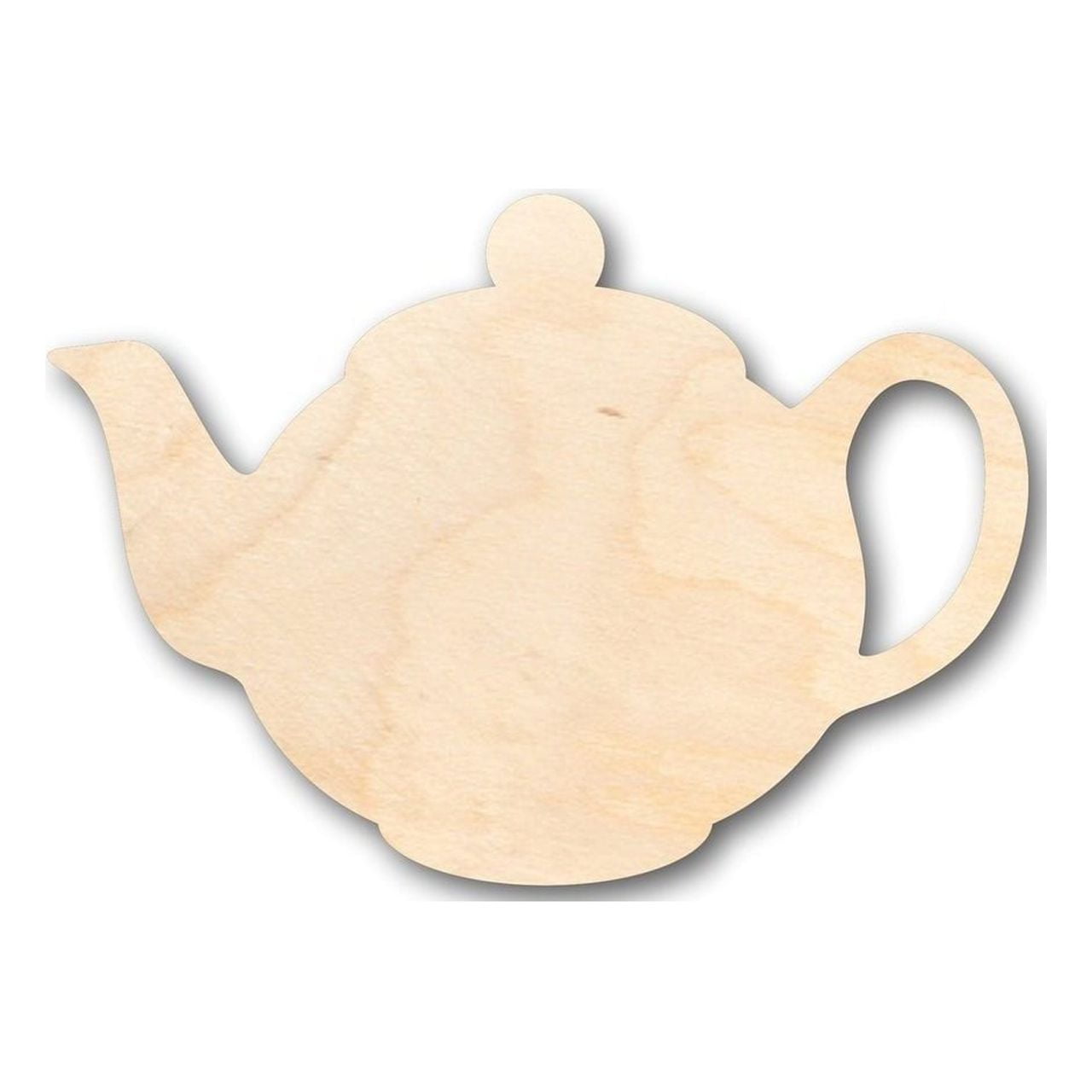 Unfinished Wood Teapot Shape - Kitchen - Craft - up to 46" DIY 7" / 1/2 ...