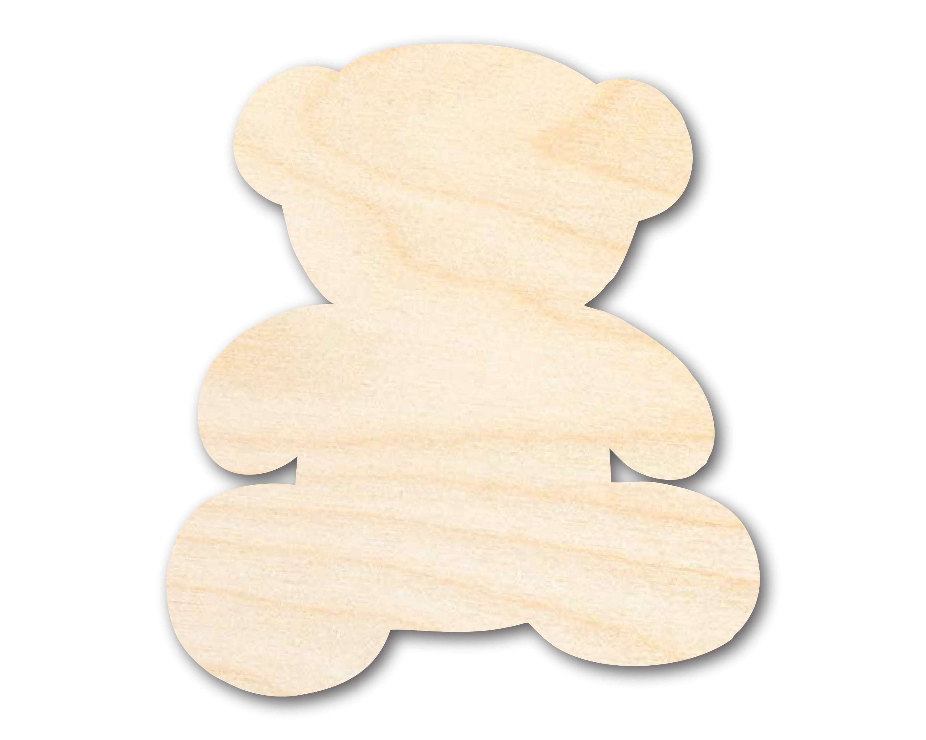 Unfinished Wood Teddy Bear Shape | DIY Craft Cutout | up to 46" DIY 8 ...