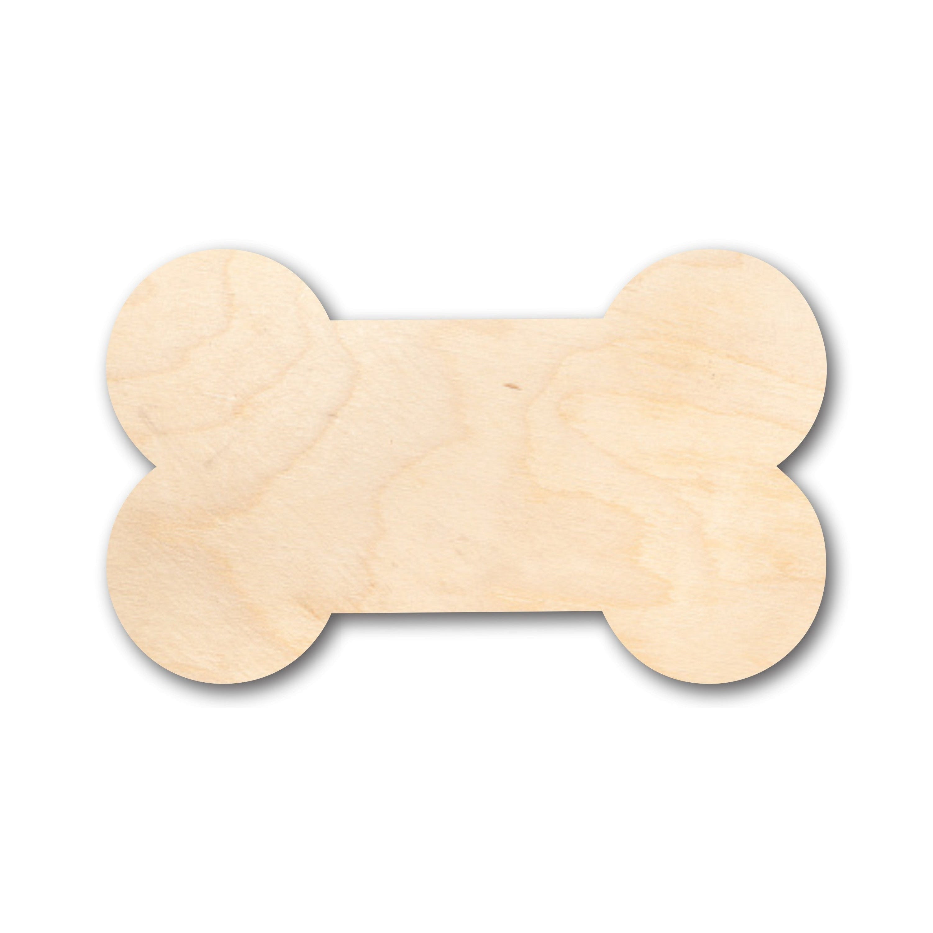 Unfinished Wood Thick Bone Shape - Craft - up to 46" DIY 8" / 1/2 ...