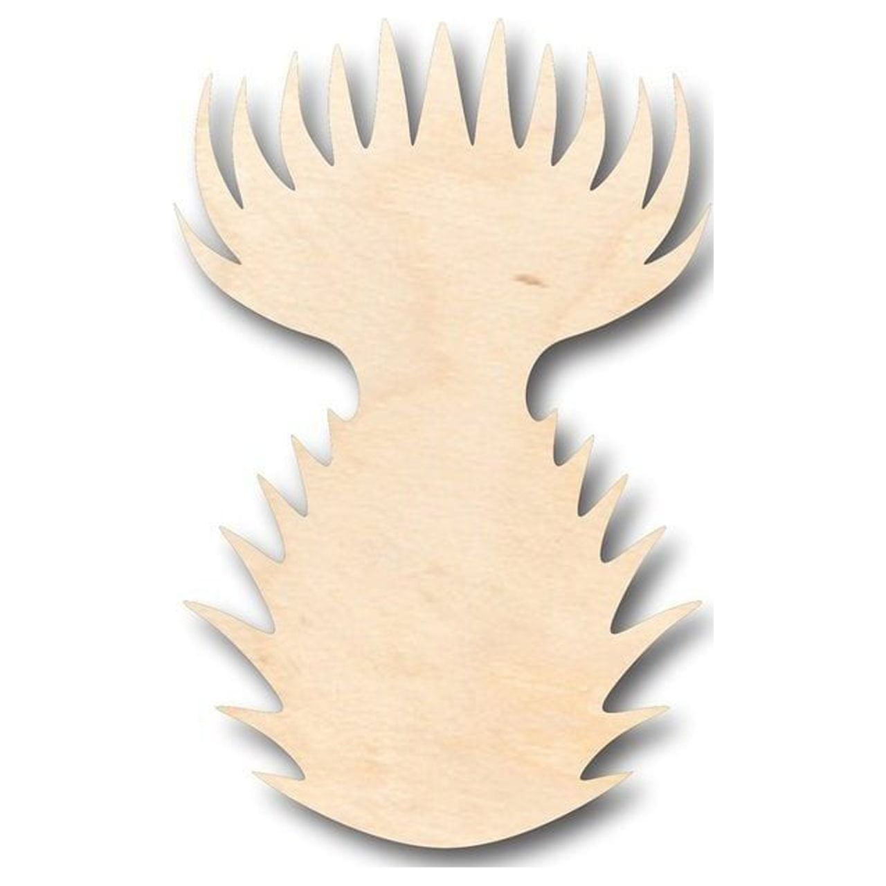 Unfinished Wood Thistle Shape - Spring - Flower - Craft - up to 46" DIY ...