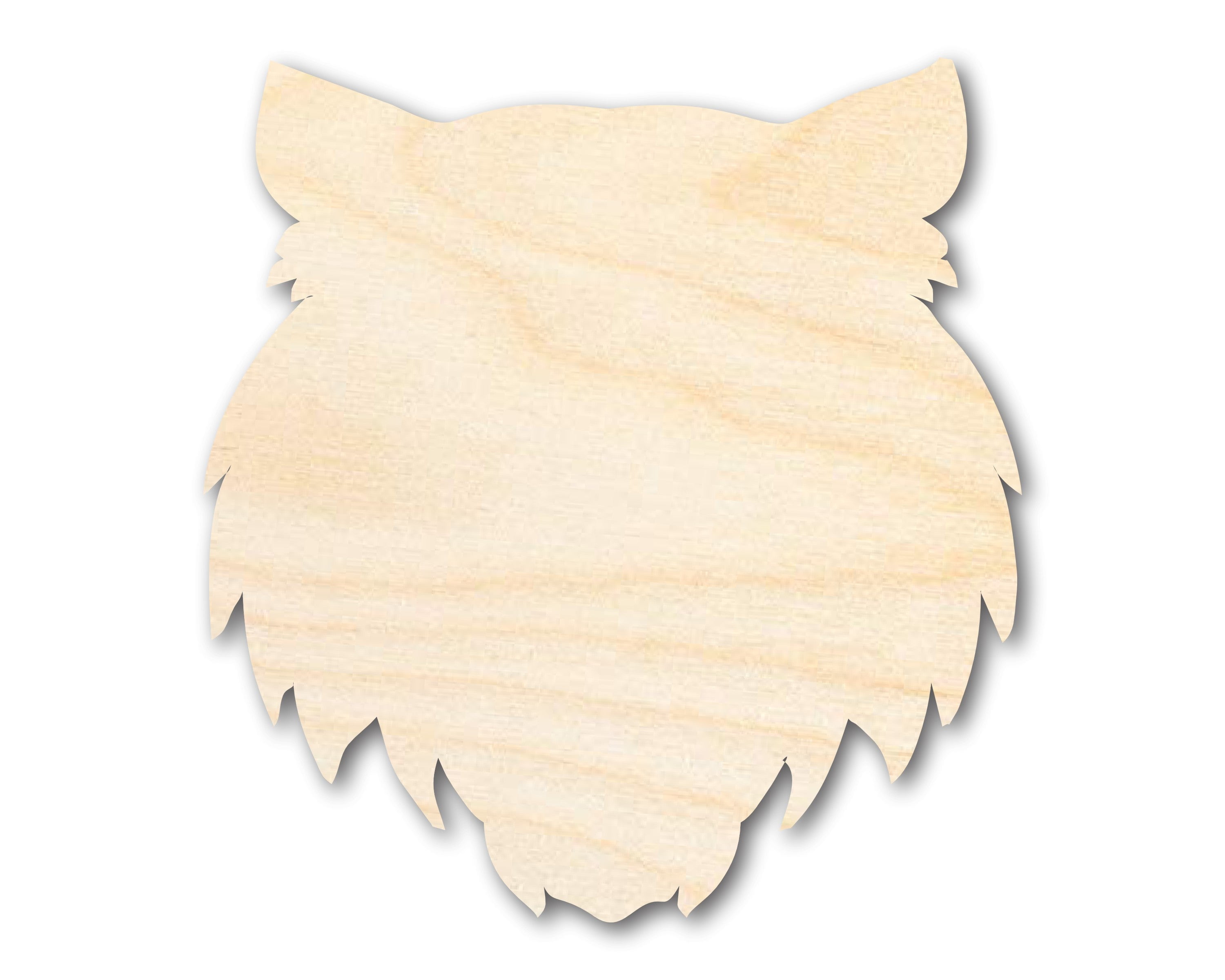 Unfinished Wood Tiger Mascot Shape | DIY Craft Cutout 3" / 1/4 ...