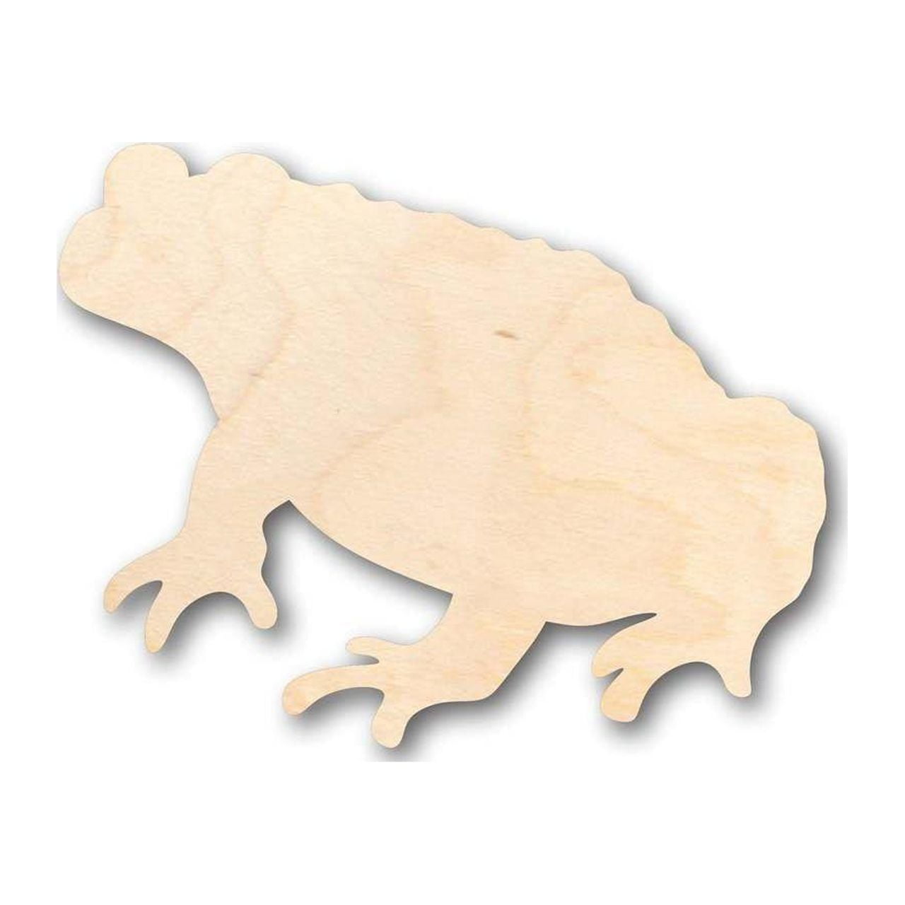 Unfinished Wood Toad Shape - Animal - Craft - up to 46" DIY 3" / 1/2 ...