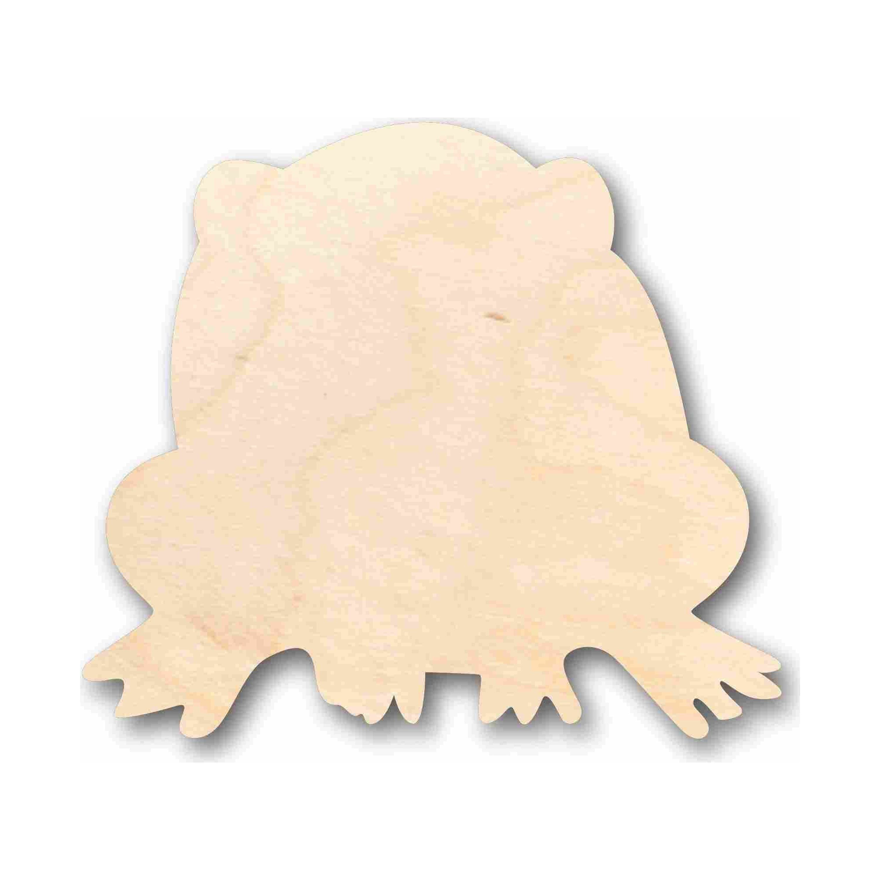 Unfinished Wood Toad Silhouette - Craft- up to 46" DIY 12" / 1/4 ...