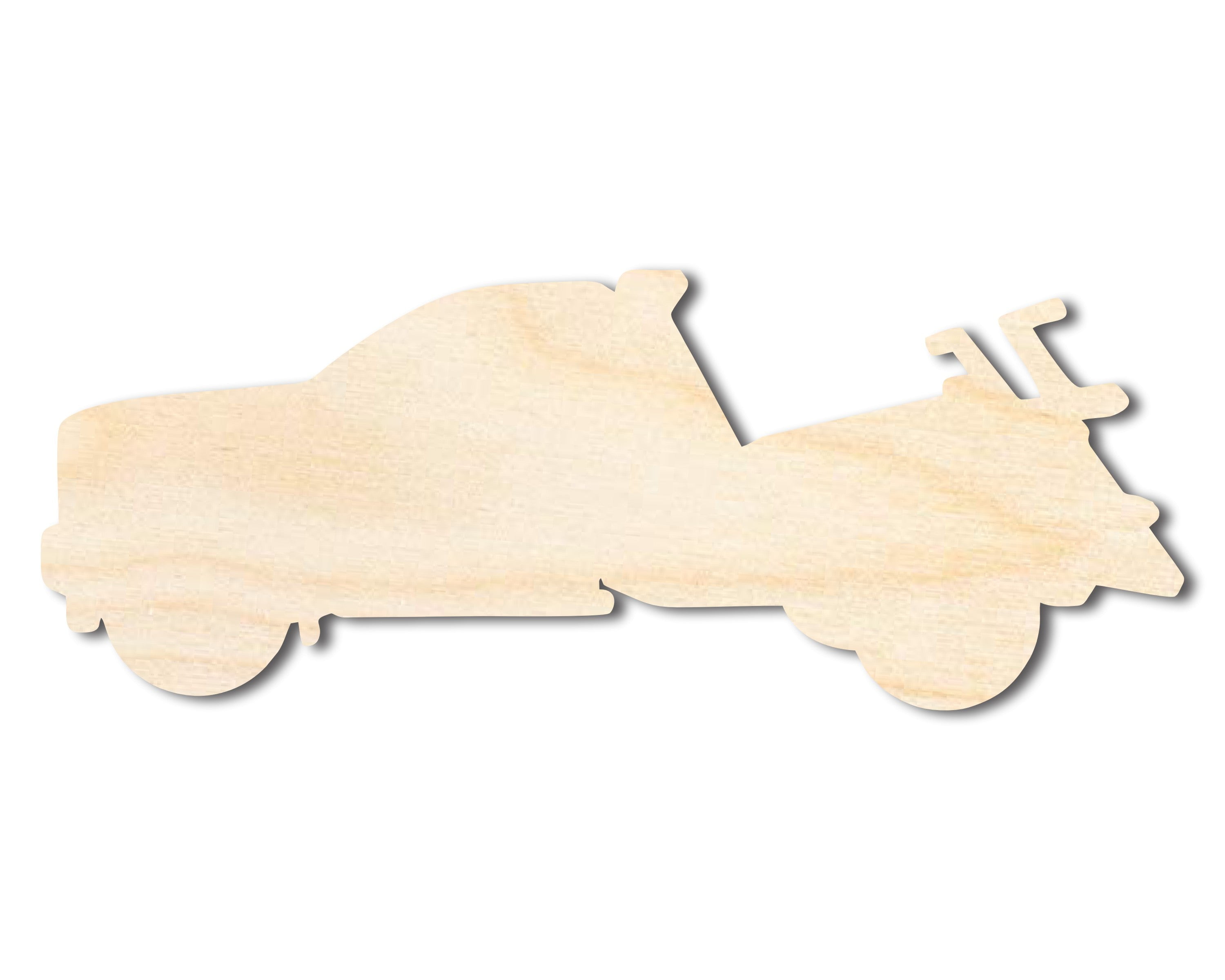 Unfinished Wood Tow Truck Shape | DIY Craft Cutout | up to 46" DIY 8 ...