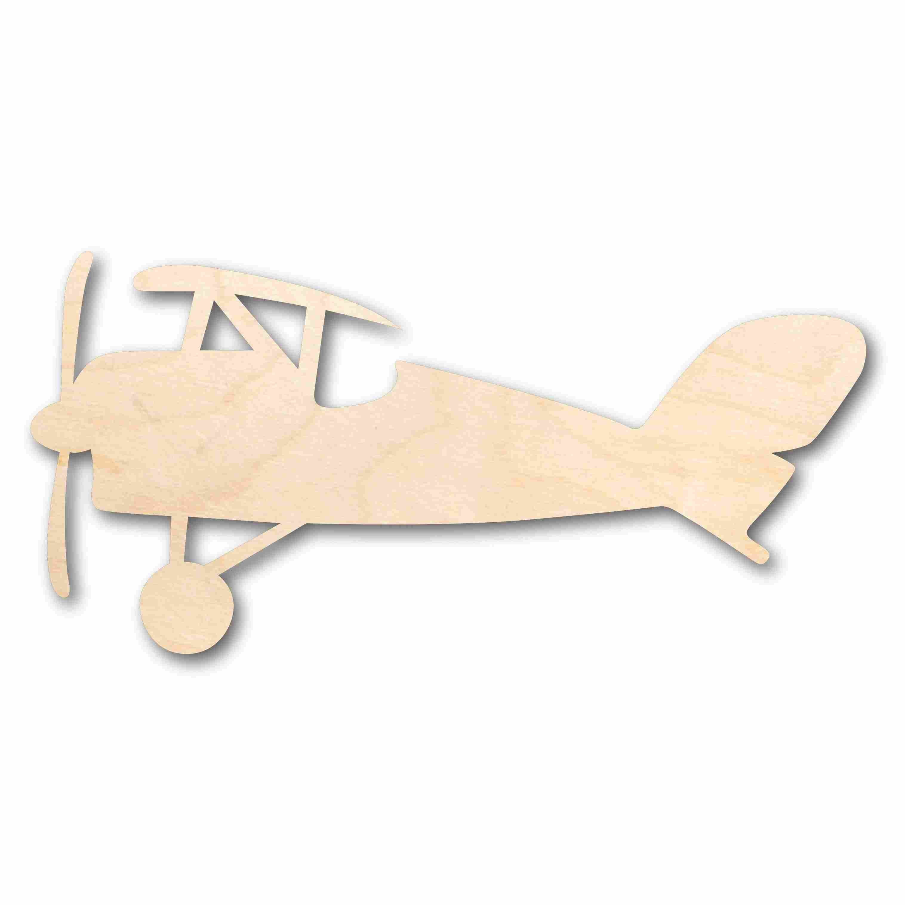Unfinished Wood Toy Plane Silhouette - Craft- up to 46" DIY 36" / 1/4 ...