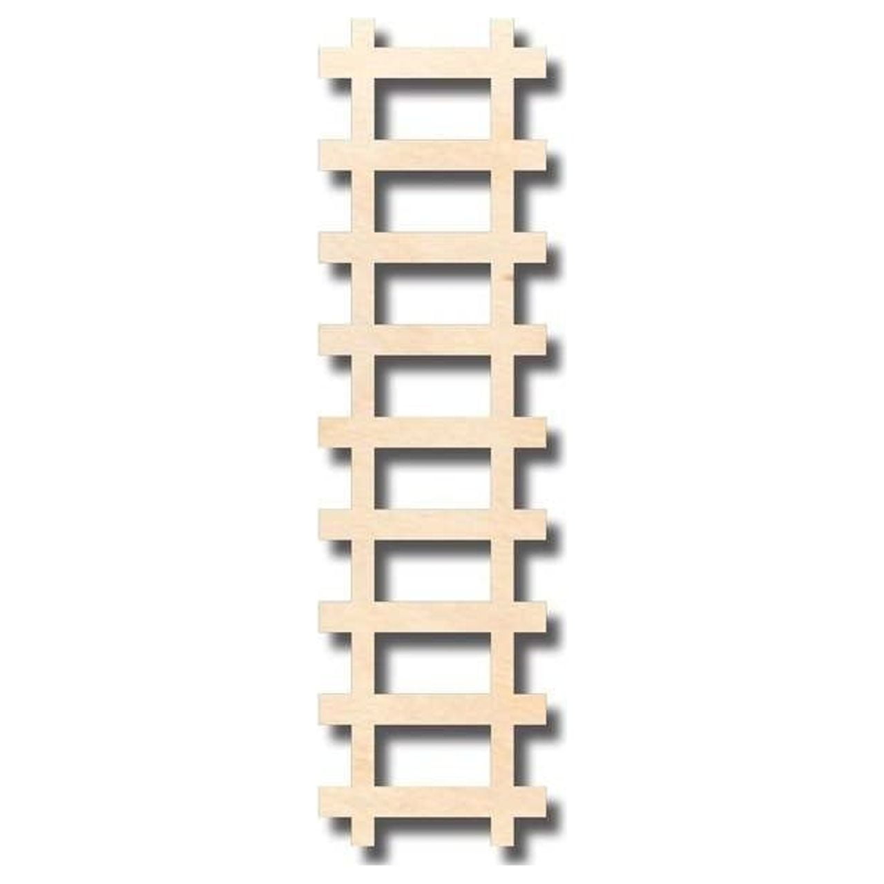 Unfinished Wood Train Track Shape - Craft - up to 46" DIY 42" / 1/2 ...