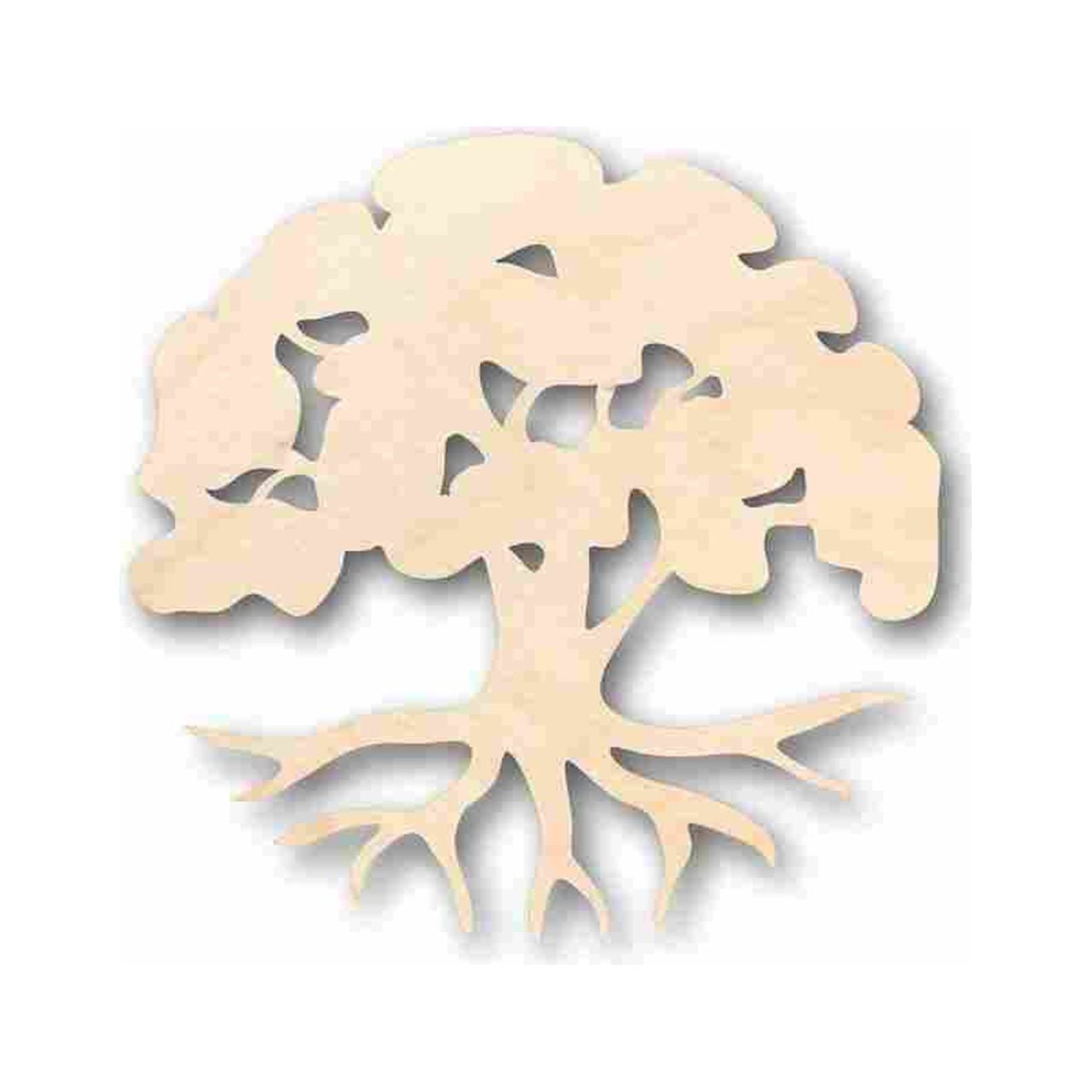 Unfinished Wood Tree of Life Shape - Nature - Trees - Craft - up to 46 ...