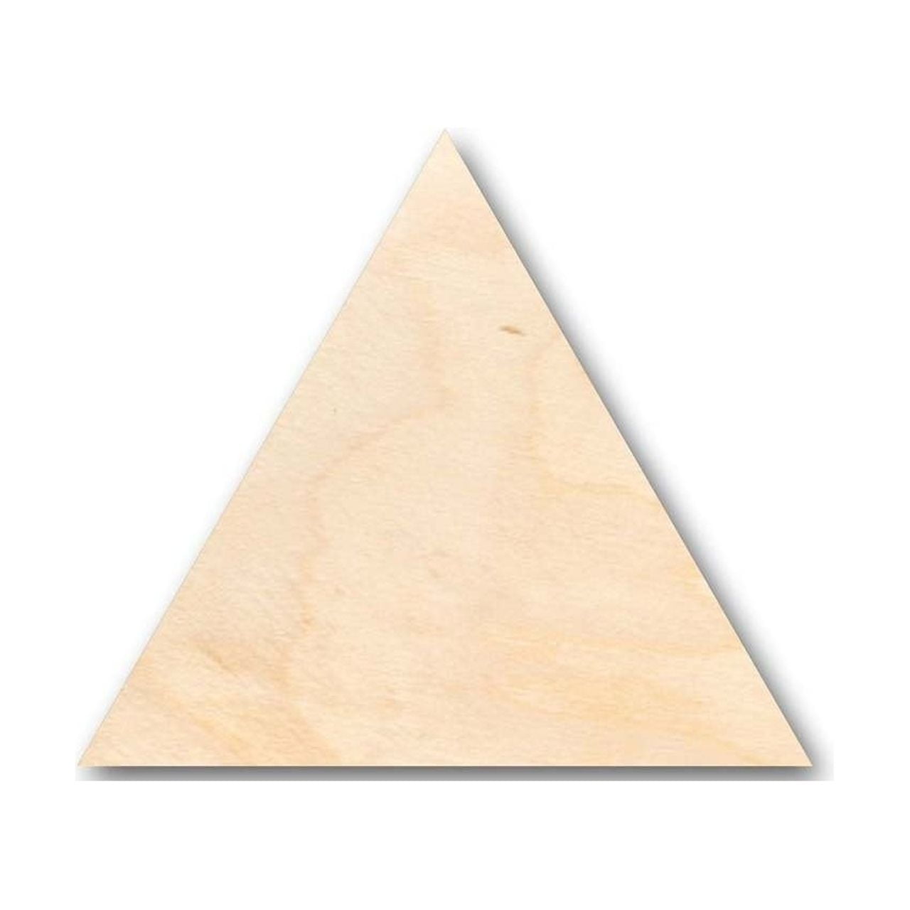 Unfinished Wood Triangle Shape - Craft - up to 46" DIY 8" / 1/4 ...
