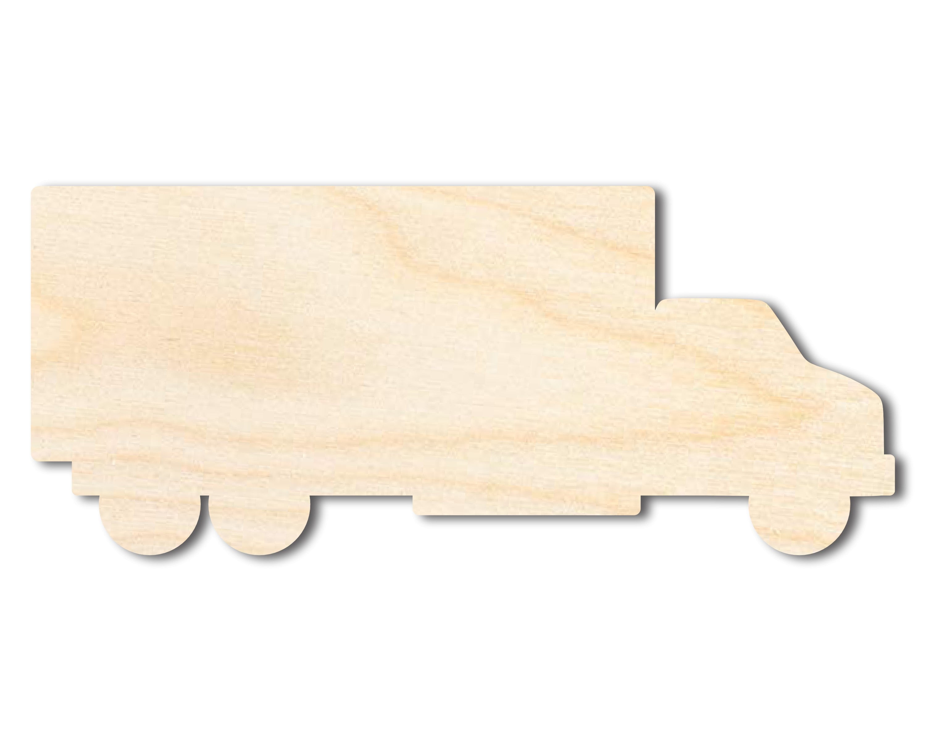 Unfinished Wood Truck Van Shape - Craft - up to 46" DIY 46" / 1/2 ...