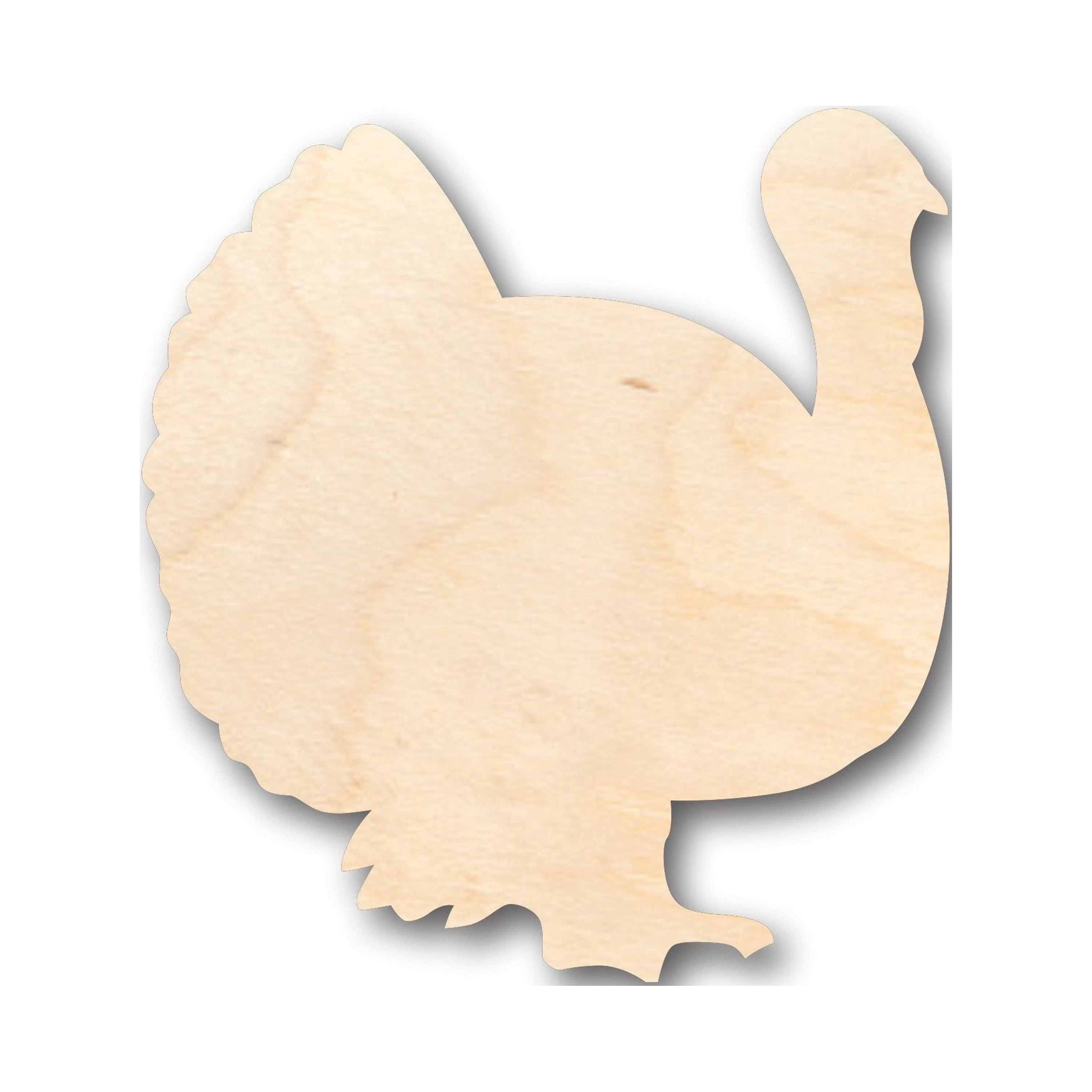Unfinished Wood Turkey Shape - Craft - up to 46" DIY 18" / 1/8 ...