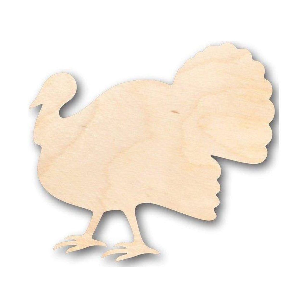 Unfinished Wood Turkey Shape - Thanksgiving - Bird - Animal - Craft ...