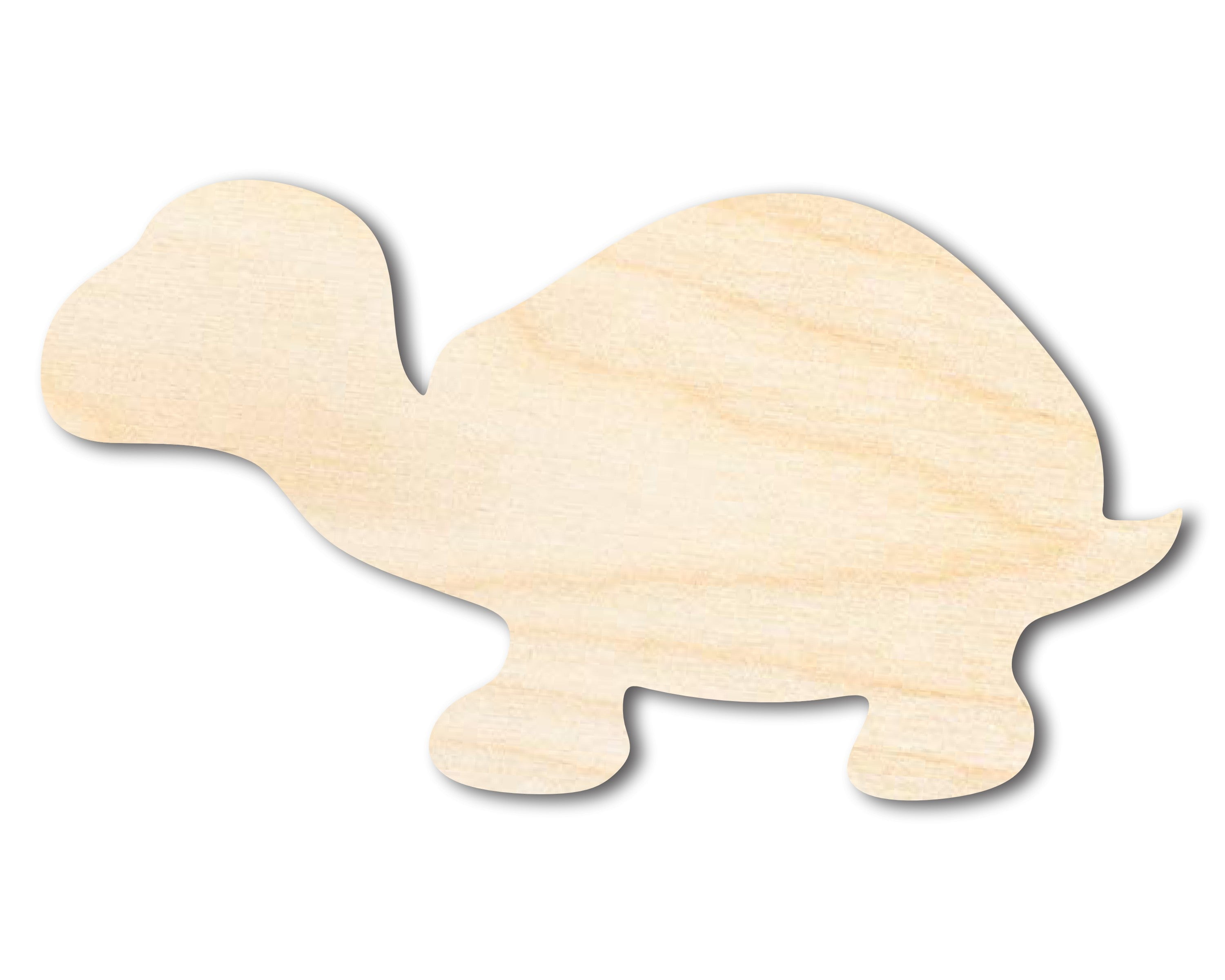 Unfinished Wood Turtle Shape - Craft - up to 46" DIY 8" / 1/4 ...