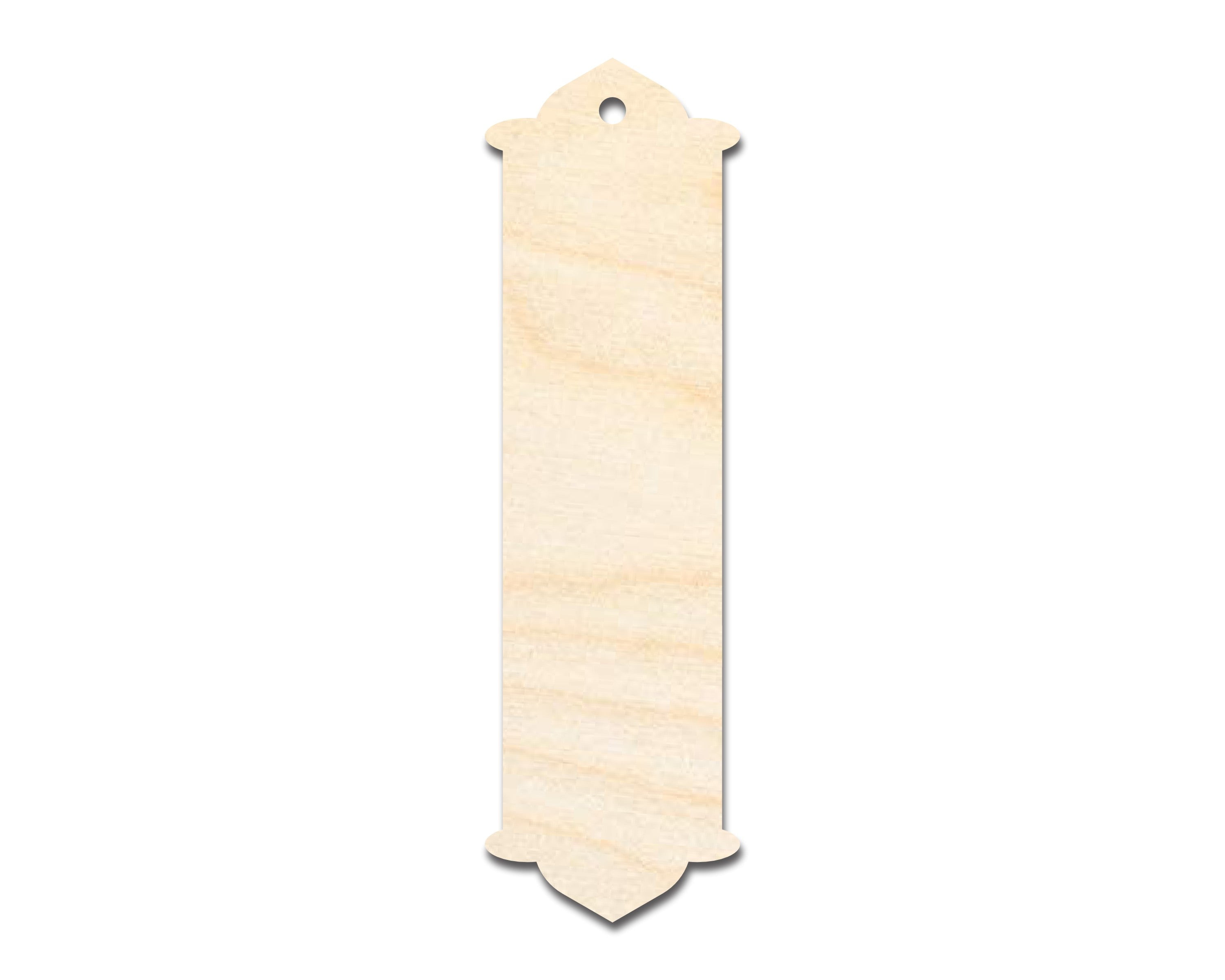 Unfinished Wood Twin Peak Bookmark Shape | DIY Craft Cutout 5" / 1/8 ...