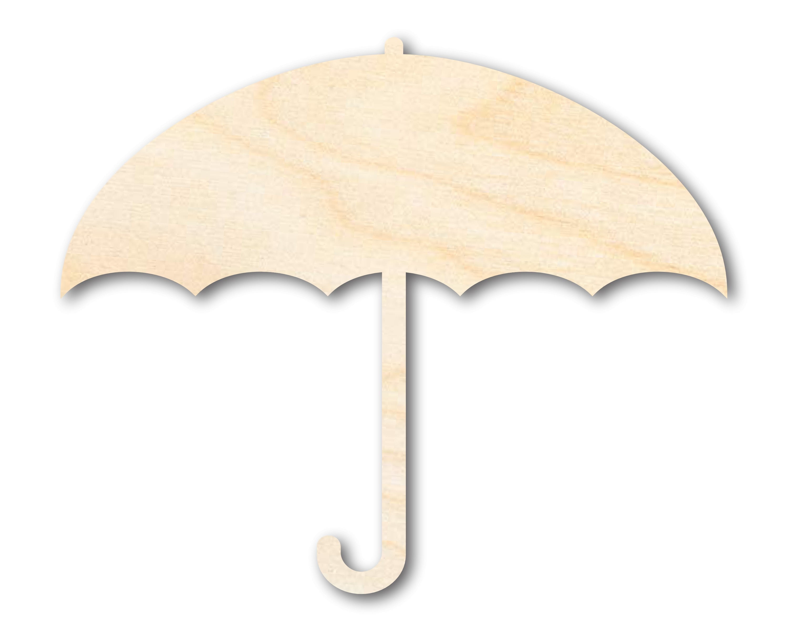 Unfinished Wood Umbrella Shape | Spring Rain | DIY Craft Cutout 16" / 3 ...