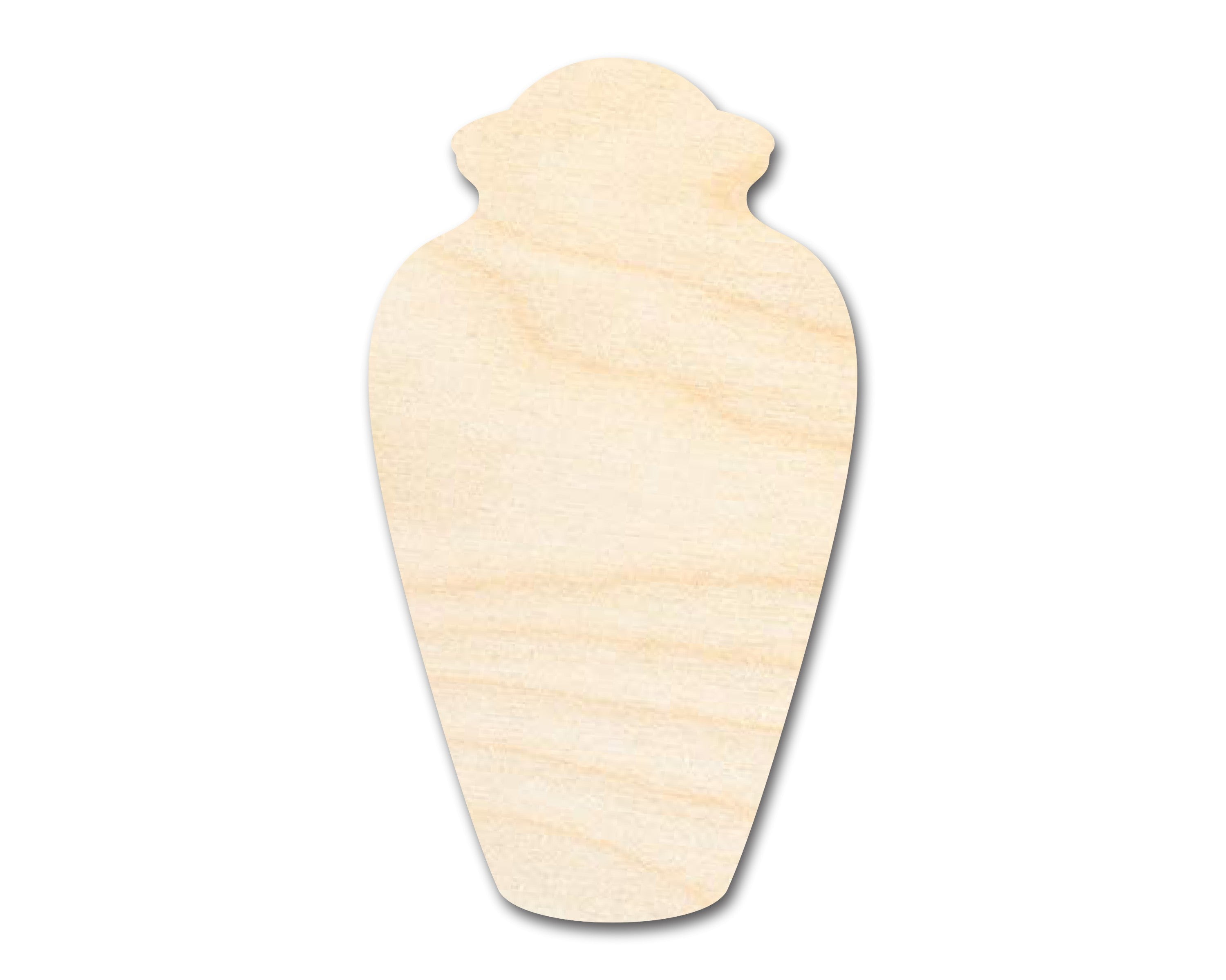 Unfinished Wood Urn Shape - Craft - up to 46" DIY 7" / 1/8" - Walmart.com