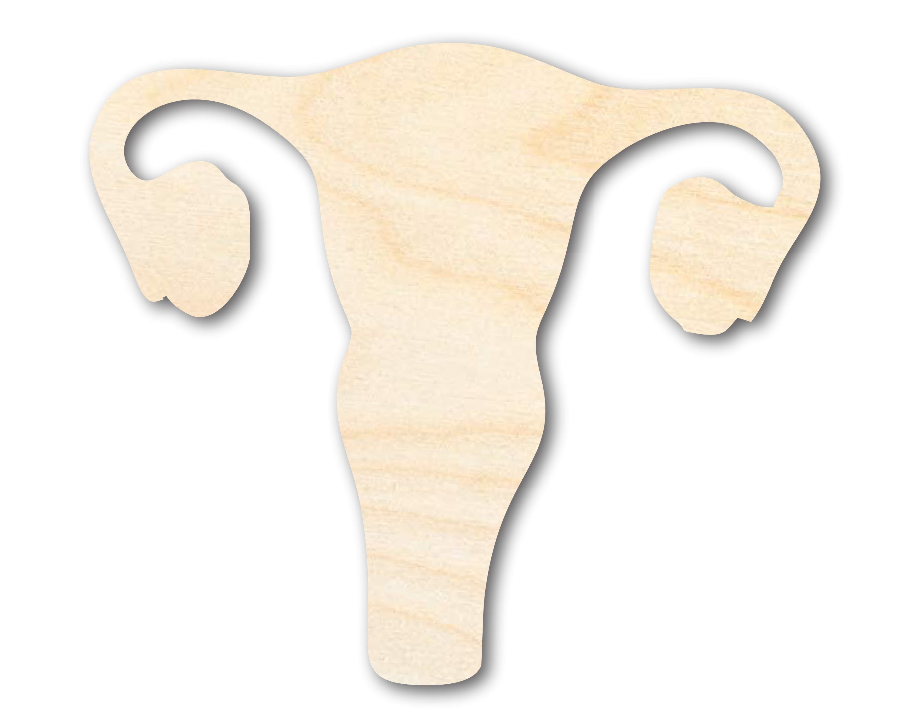 Unfinished Wood Uterus Shape | DIY Craft Cutout | up to 46" DIY 8" / 1/ ...