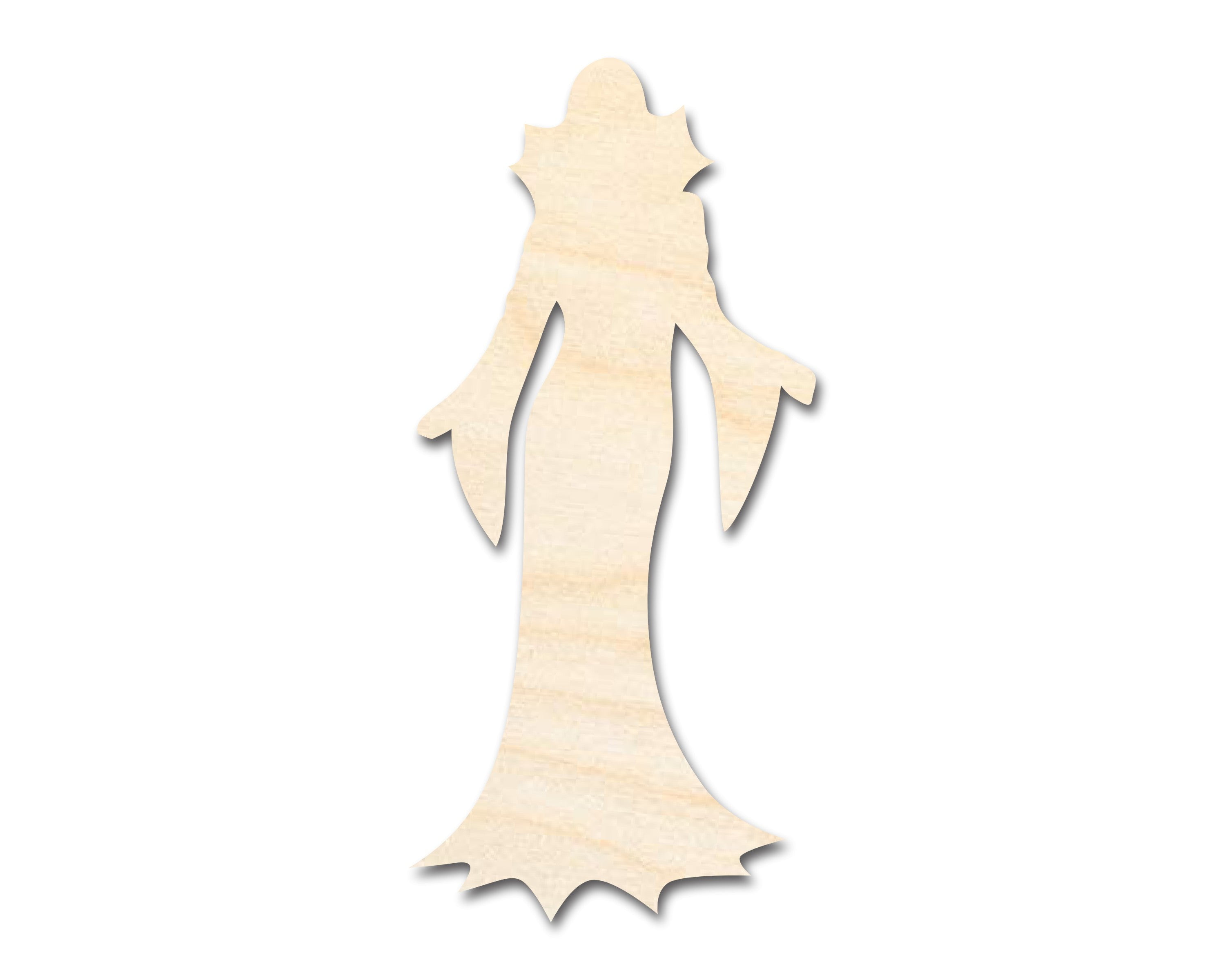Unfinished Wood Vampiress Shape | Craft Cutout | up to 46" DIY 8" / 1/4 ...