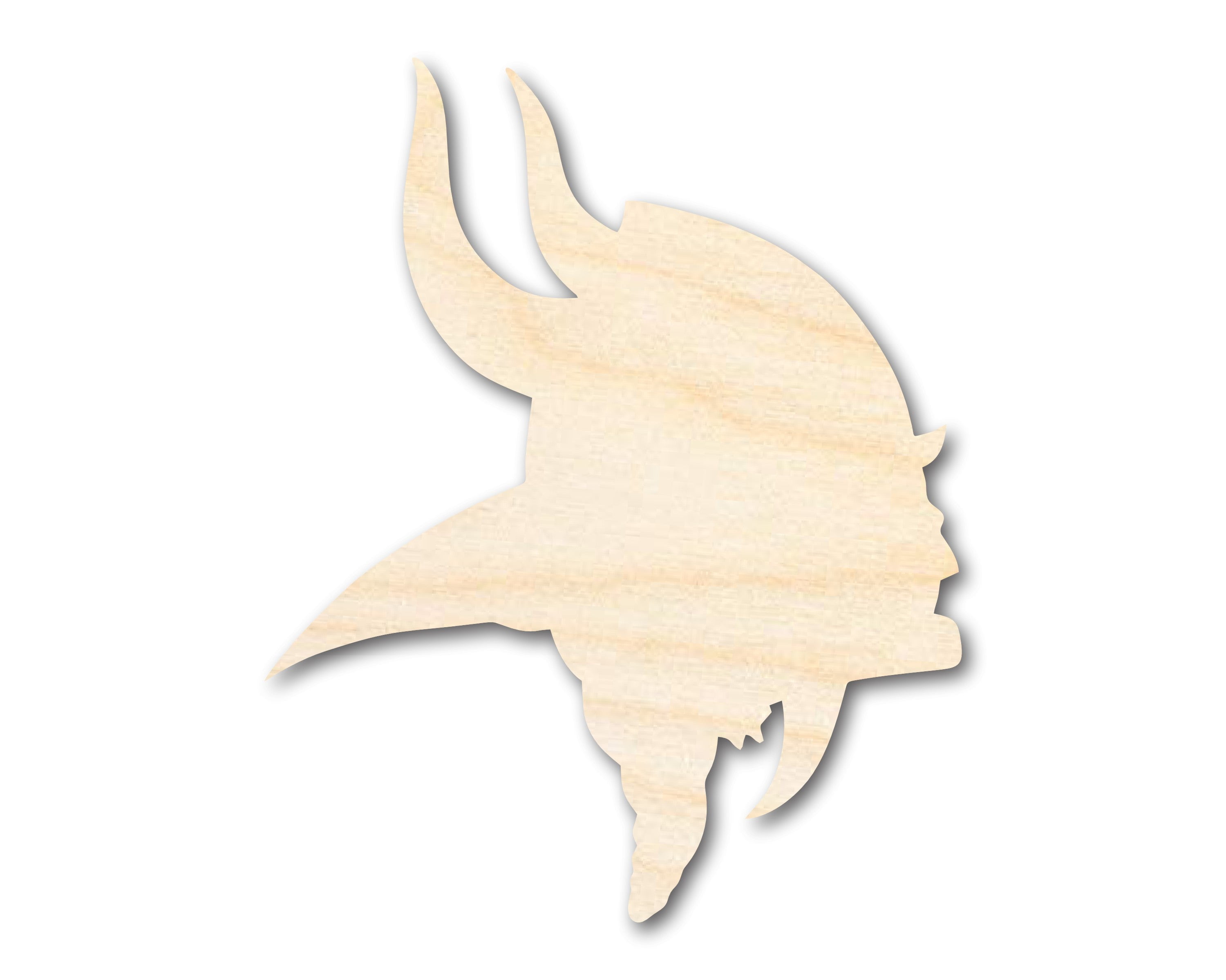 Unfinished Wood Viking Mascot Shape 46" / 3/4" - Walmart.com
