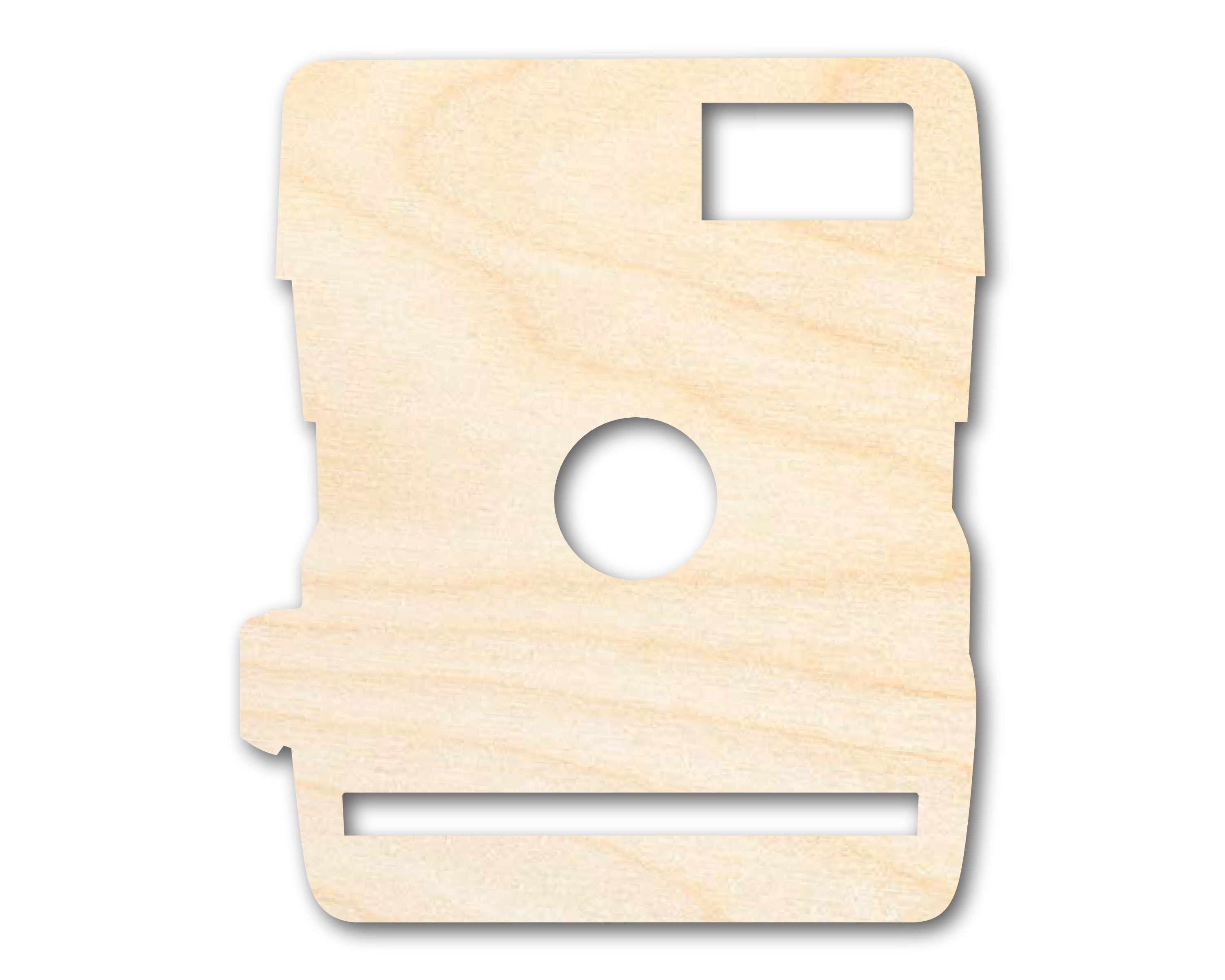 Unfinished Wood Vintage Camera Shape | Craft Cutout | up to 46" DIY 36 ...