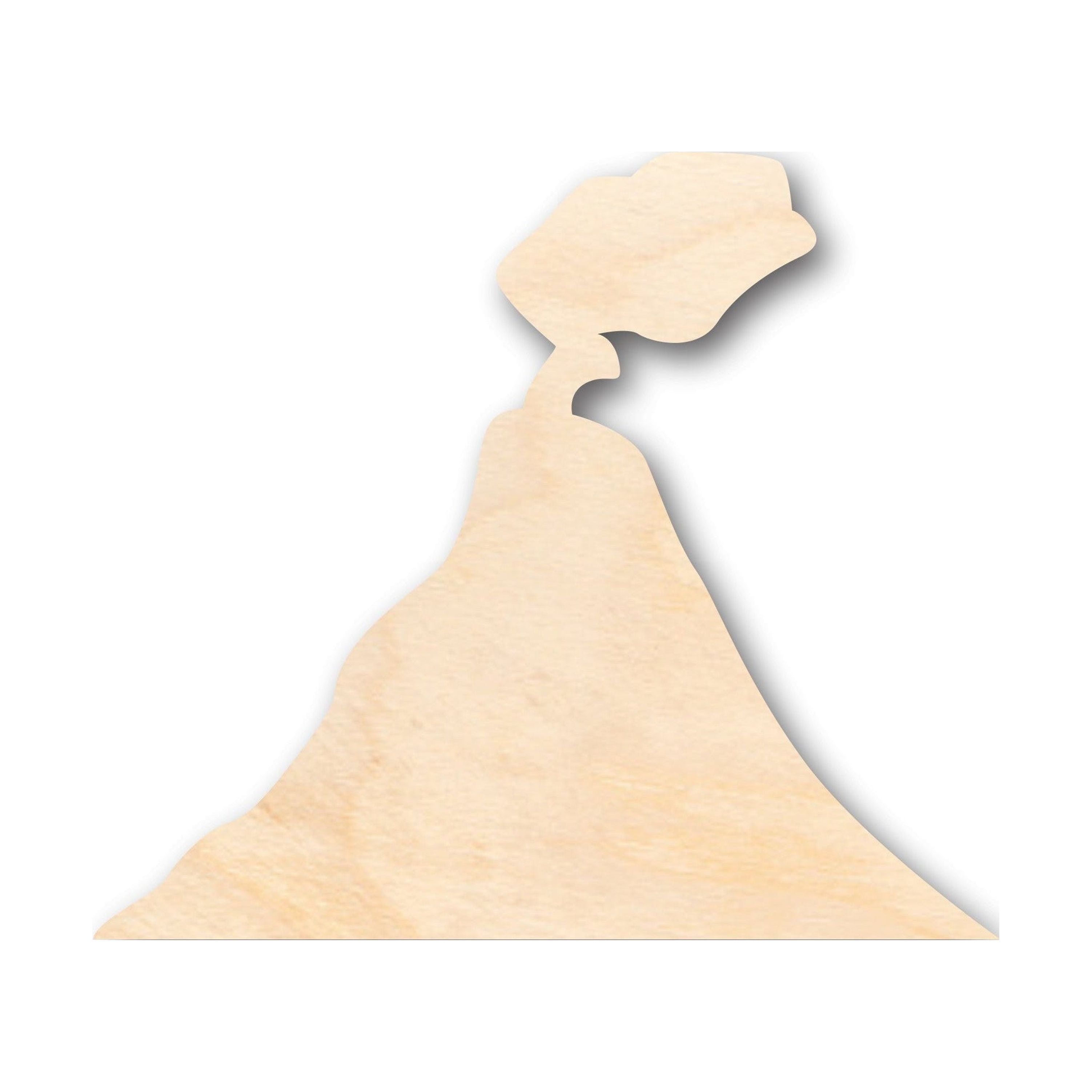 Unfinished Wood Volcano Shape - Craft - up to 46" DIY 30" / 1/4 ...