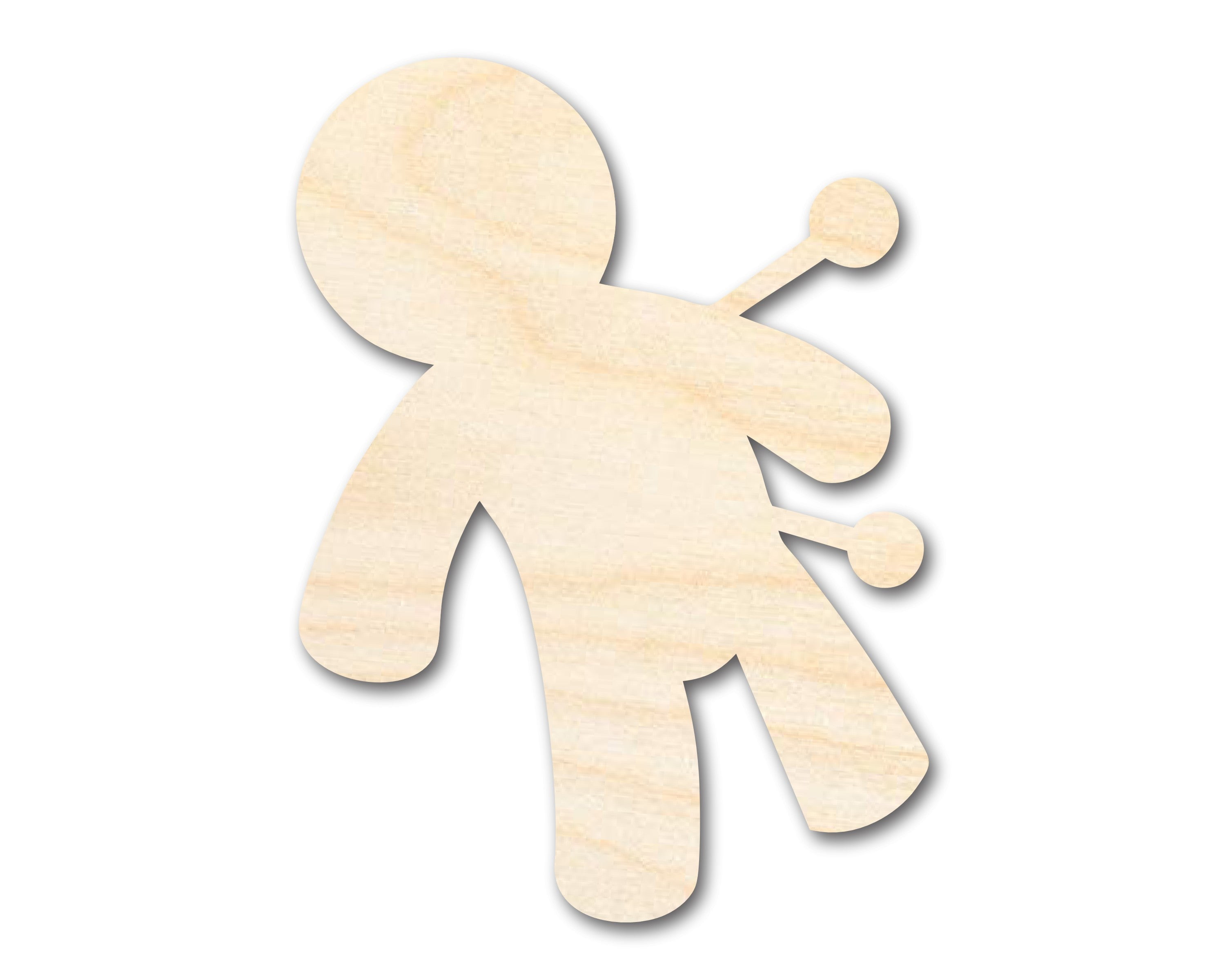 Unfinished Wood Voodoo Doll Shape - Craft - up to 46" 10" / 1/4 ...