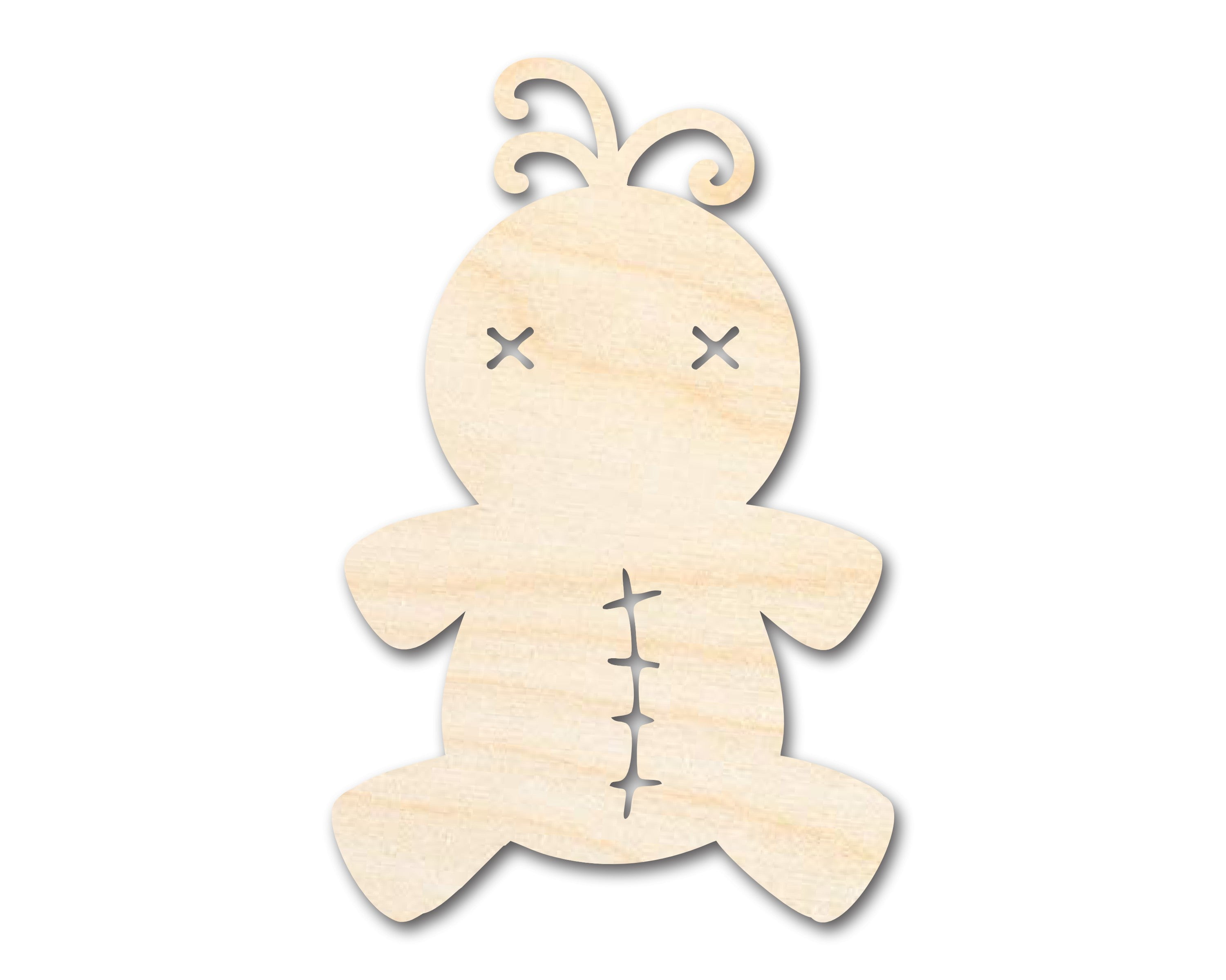 Unfinished Wood Voodoo Doll Shape - Craft - up to 46" 18" / 3/4 ...