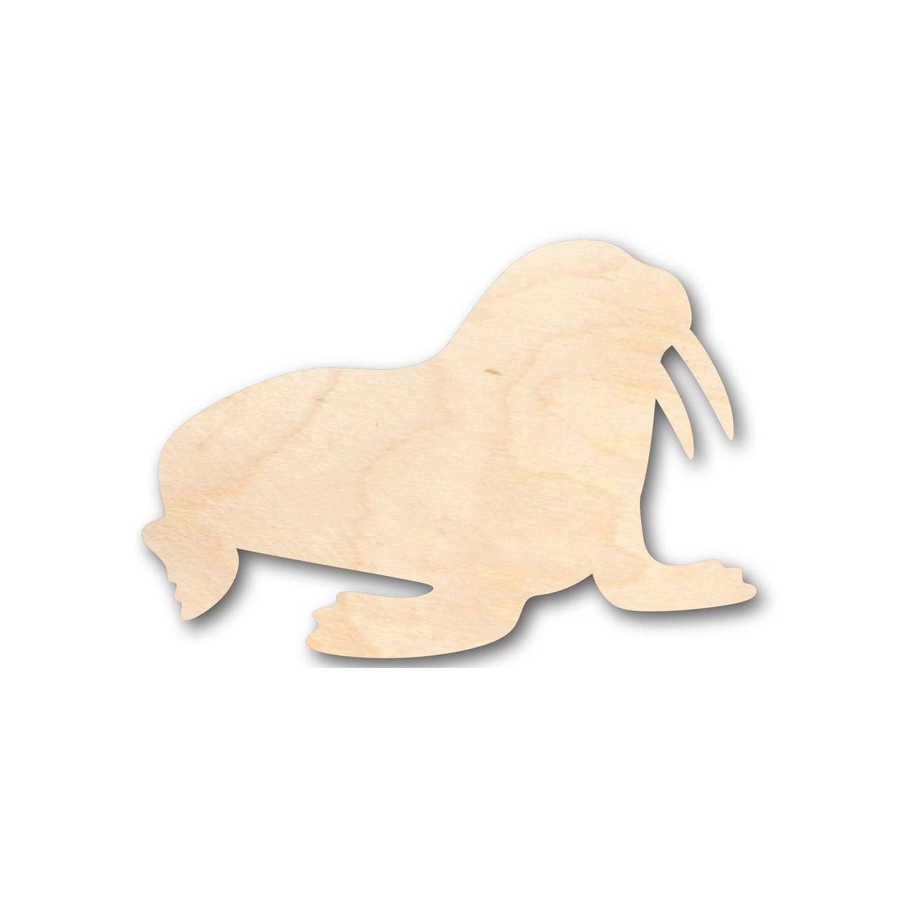 Unfinished Wood Walrus Shape - Ocean - Arctic - Nursery - Craft - up to ...