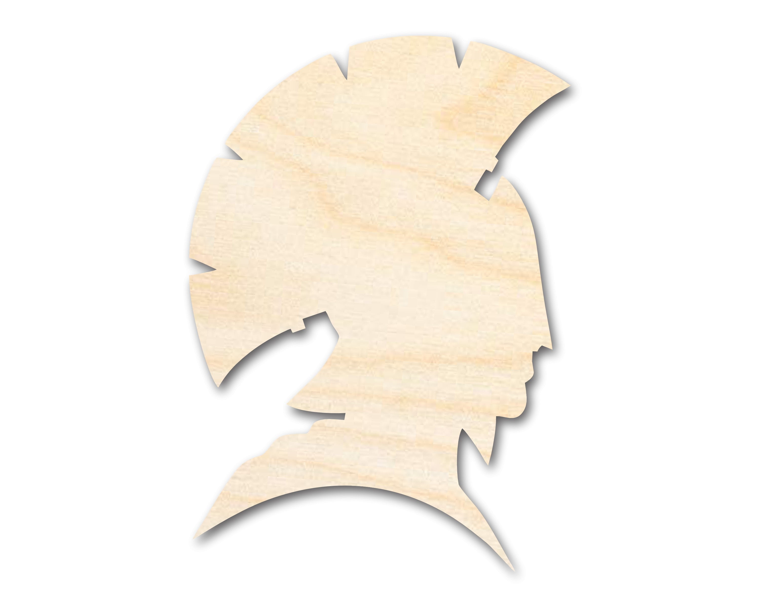 Unfinished Wood Warrior Mascot Shape | DIY Craft Cutout | up to 46" DIY ...