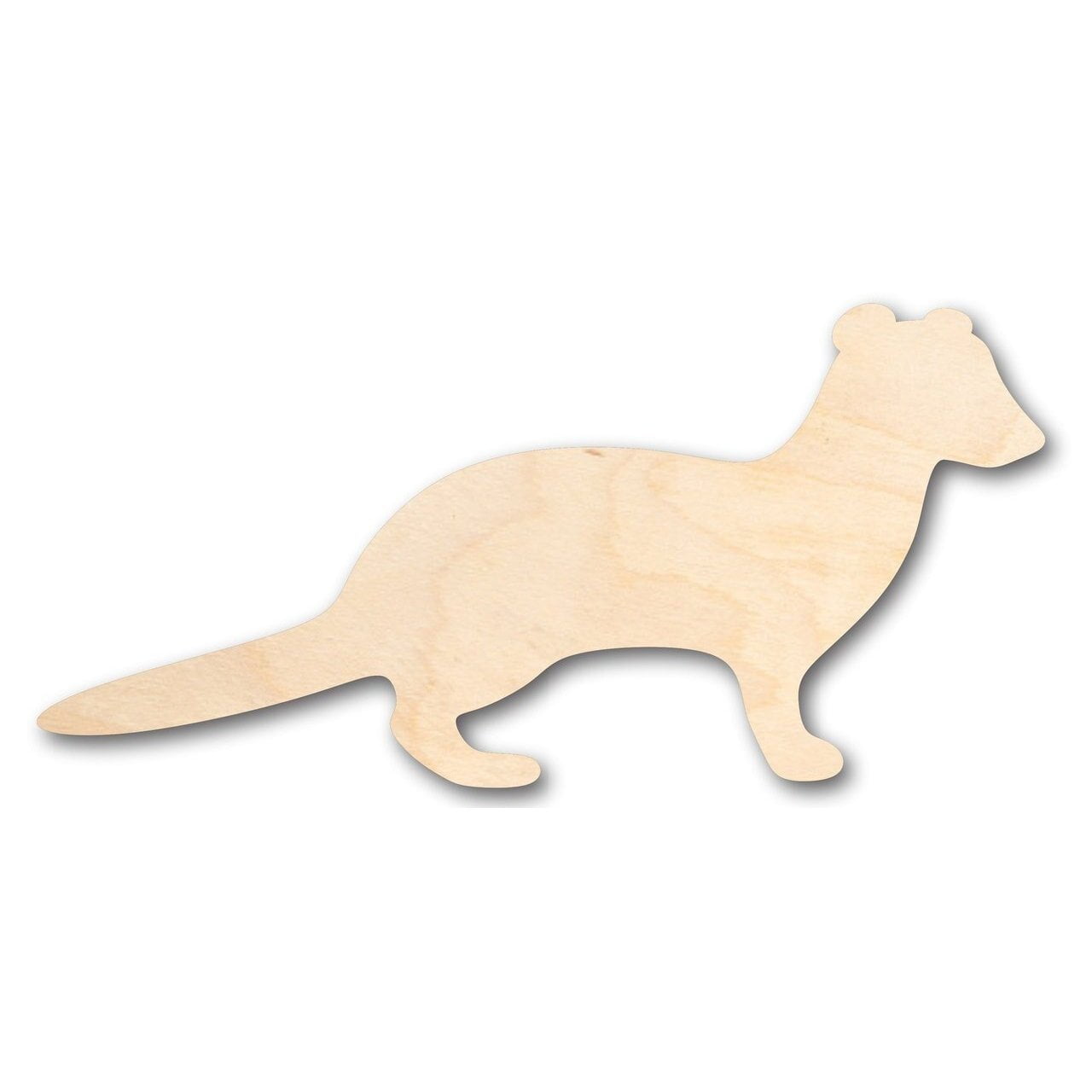 Unfinished Wood Weasel Shape - Animal - Craft - up to 46" DIY 4" / 1/8 ...