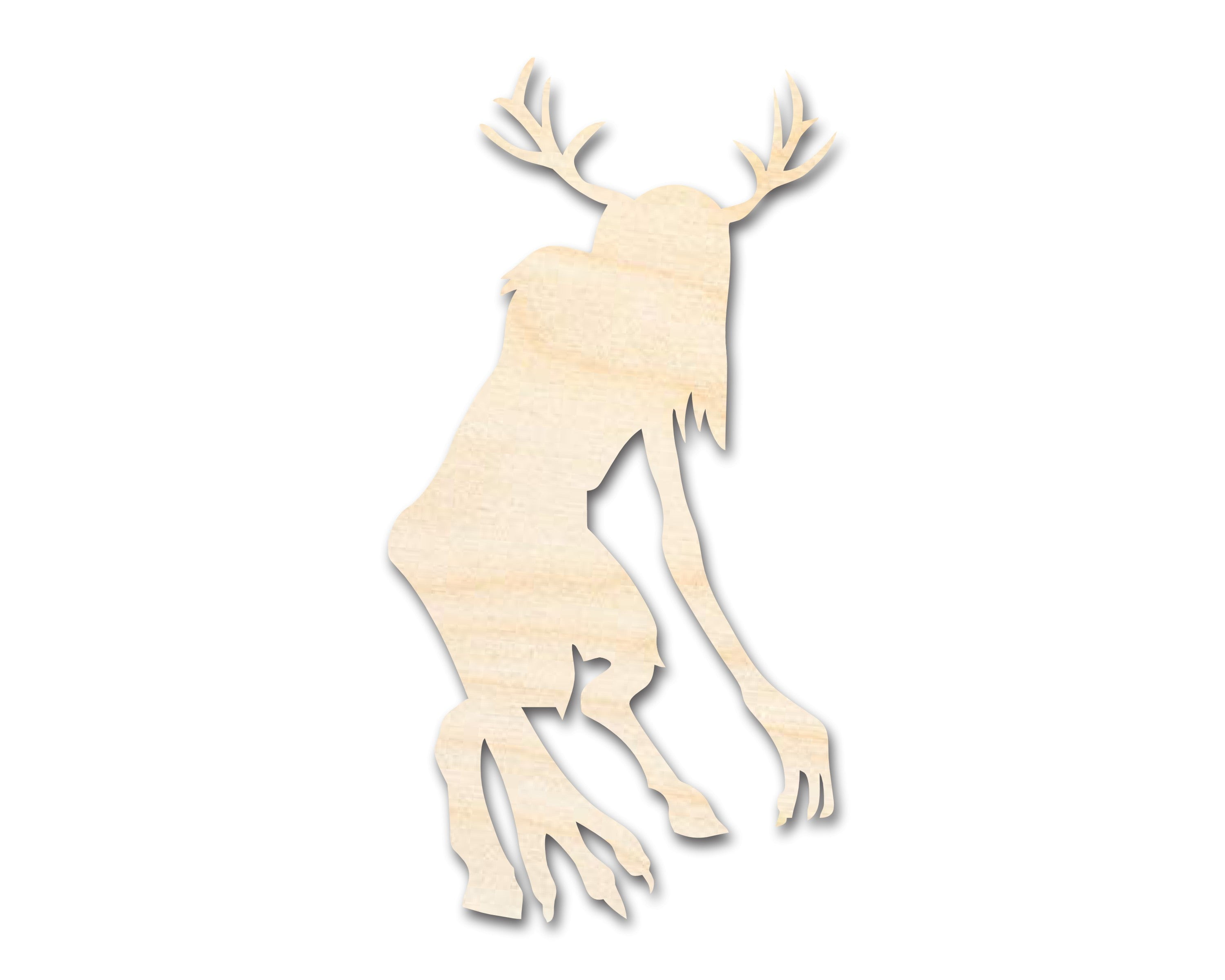 Unfinished Wood Wendigo Shape - Craft - up to 46" 20" / 1/8" - Walmart.com