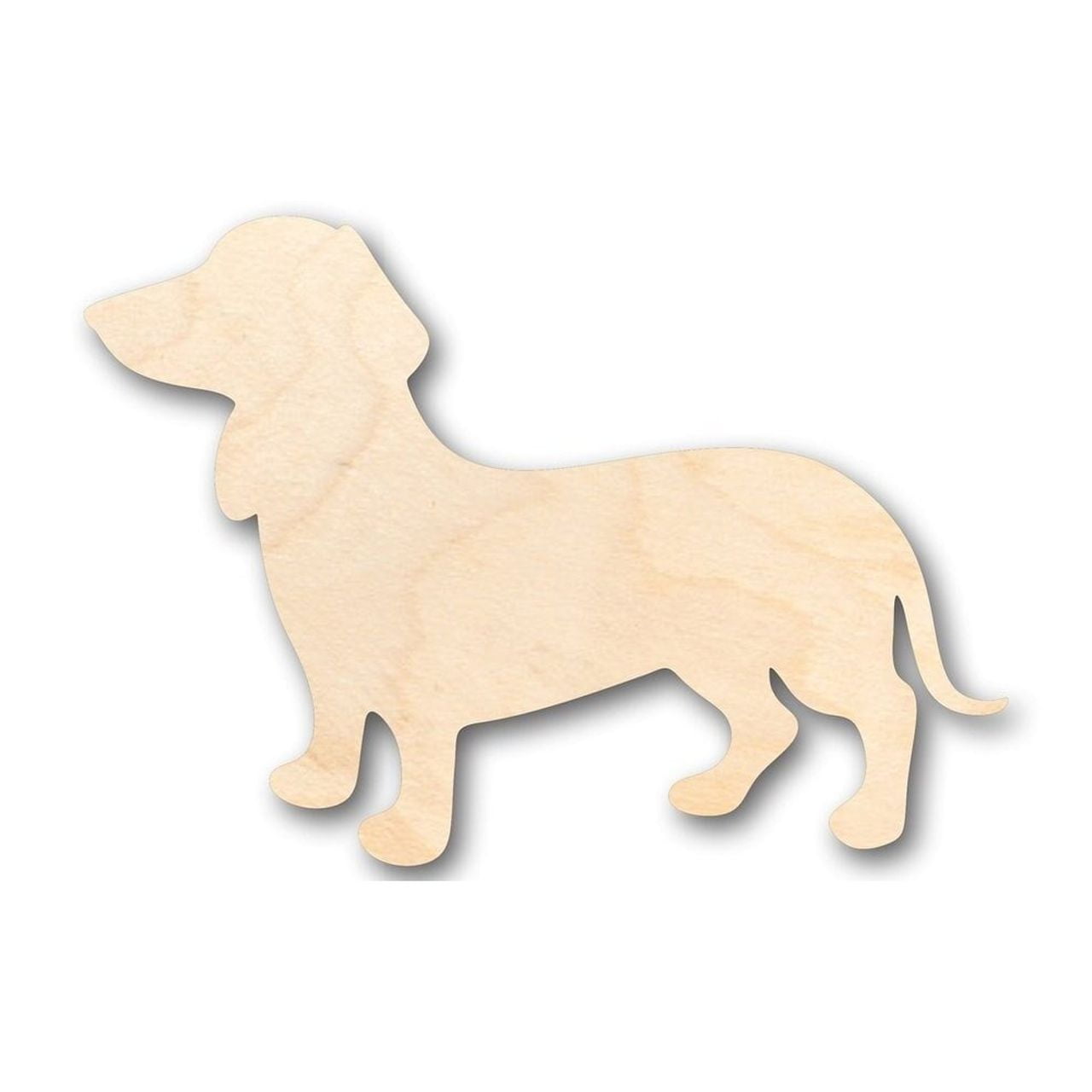 Unfinished Wood Wiener Dog - Dachshund Puppy Shape - Animal - Pet ...