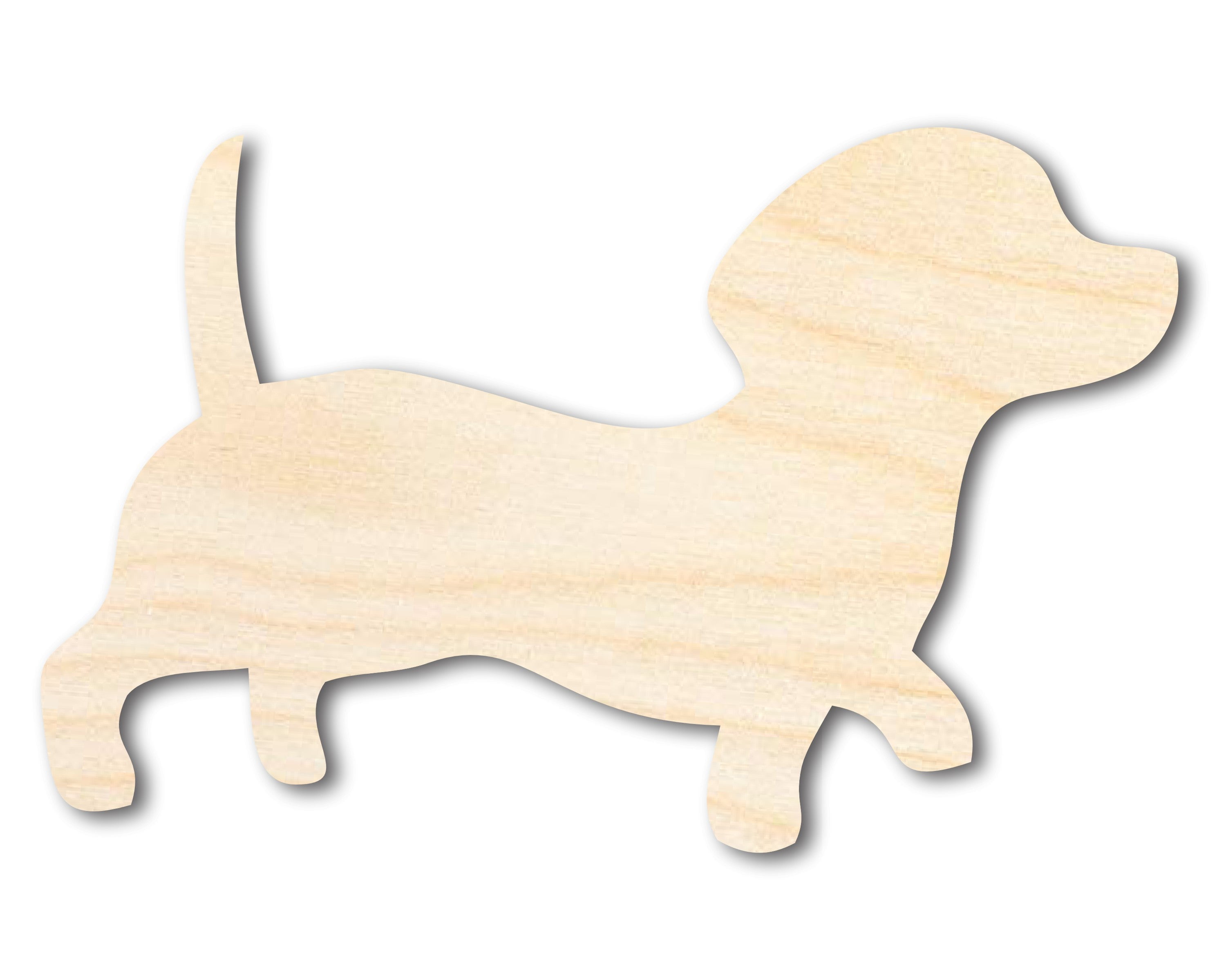 Unfinished Wood Wiener Dog Silhouette | DIY Dog Craft Cutout | up to 46 ...